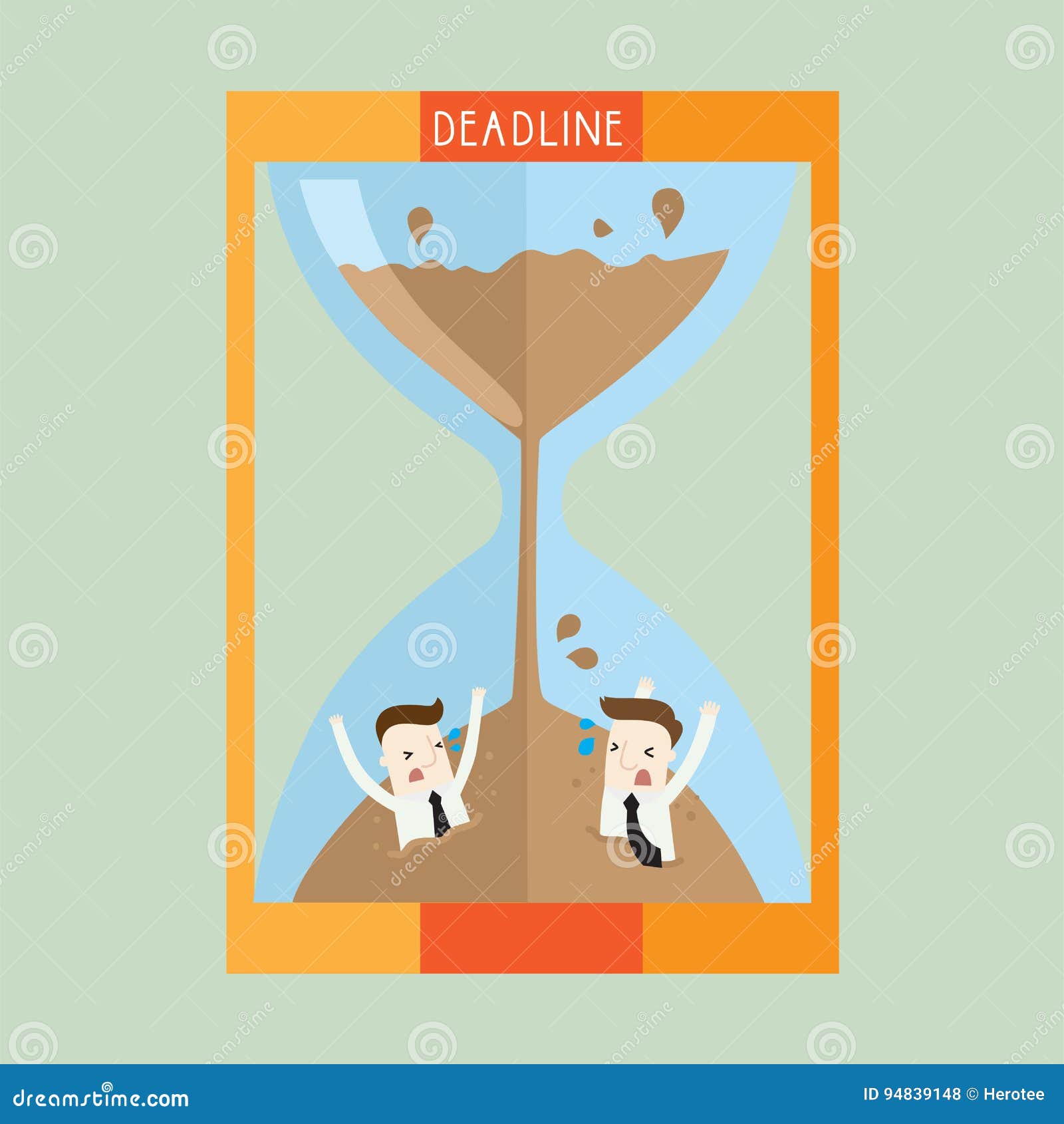 Deadline in my project stock vector. Illustration of technology - 94839148