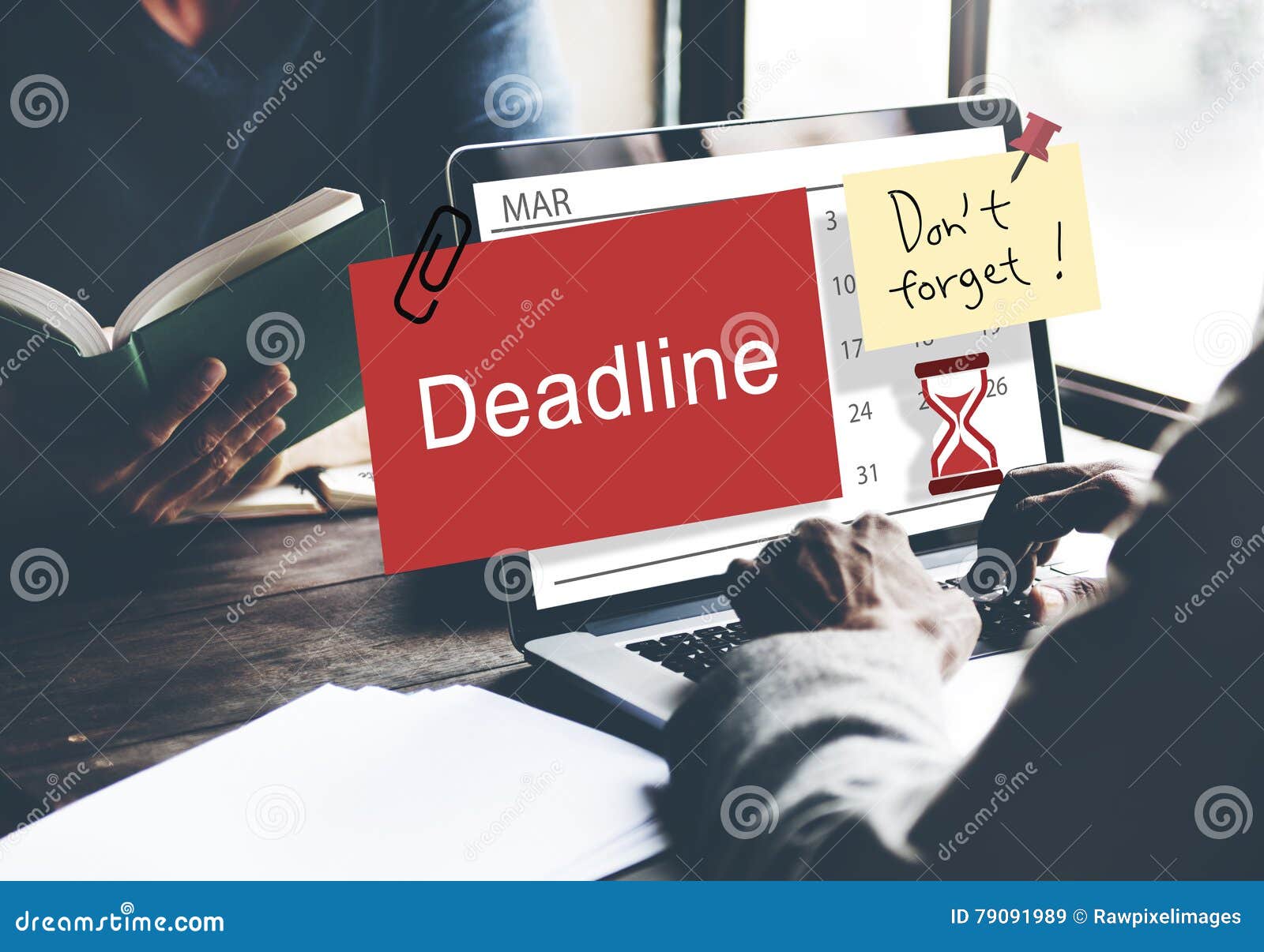 Deadline Note Calendar Planner Concept Stock Image - Image of ...