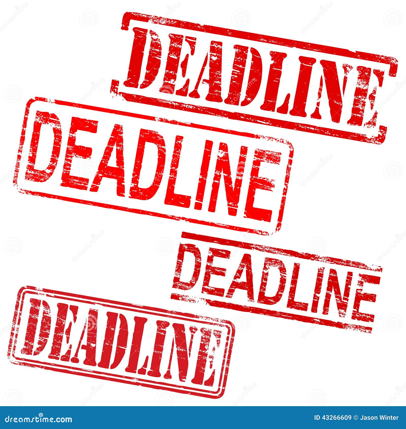 Deadline Rubber Stamps stock vector. Illustration of deadline - 43266609