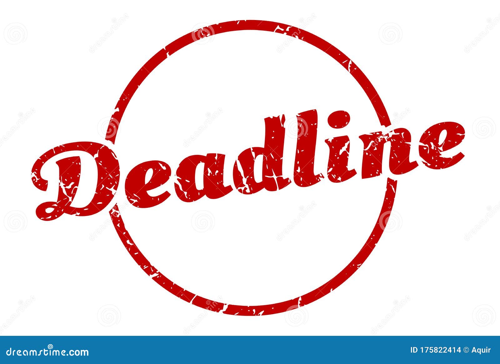 Deadline Sign. Deadline Round Vintage Stamp Stock Vector - Illustration ...
