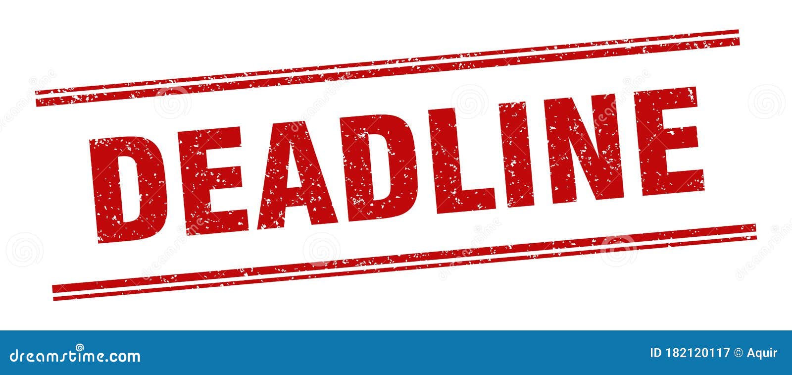 Deadline Stamp. Deadline Square Grunge Sign Stock Vector - Illustration ...