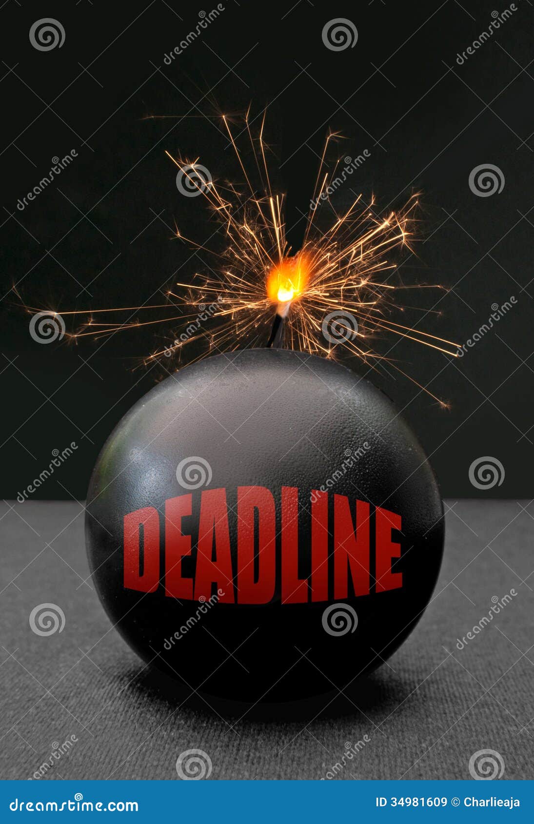 Deadline stock image. Image of tension, stress, spark - 34981609