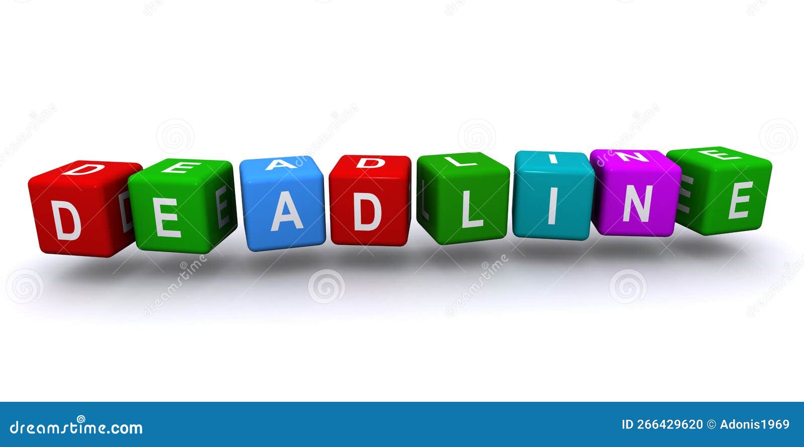 Deadline Word Block on White Stock Photo - Image of finance, alphabet ...