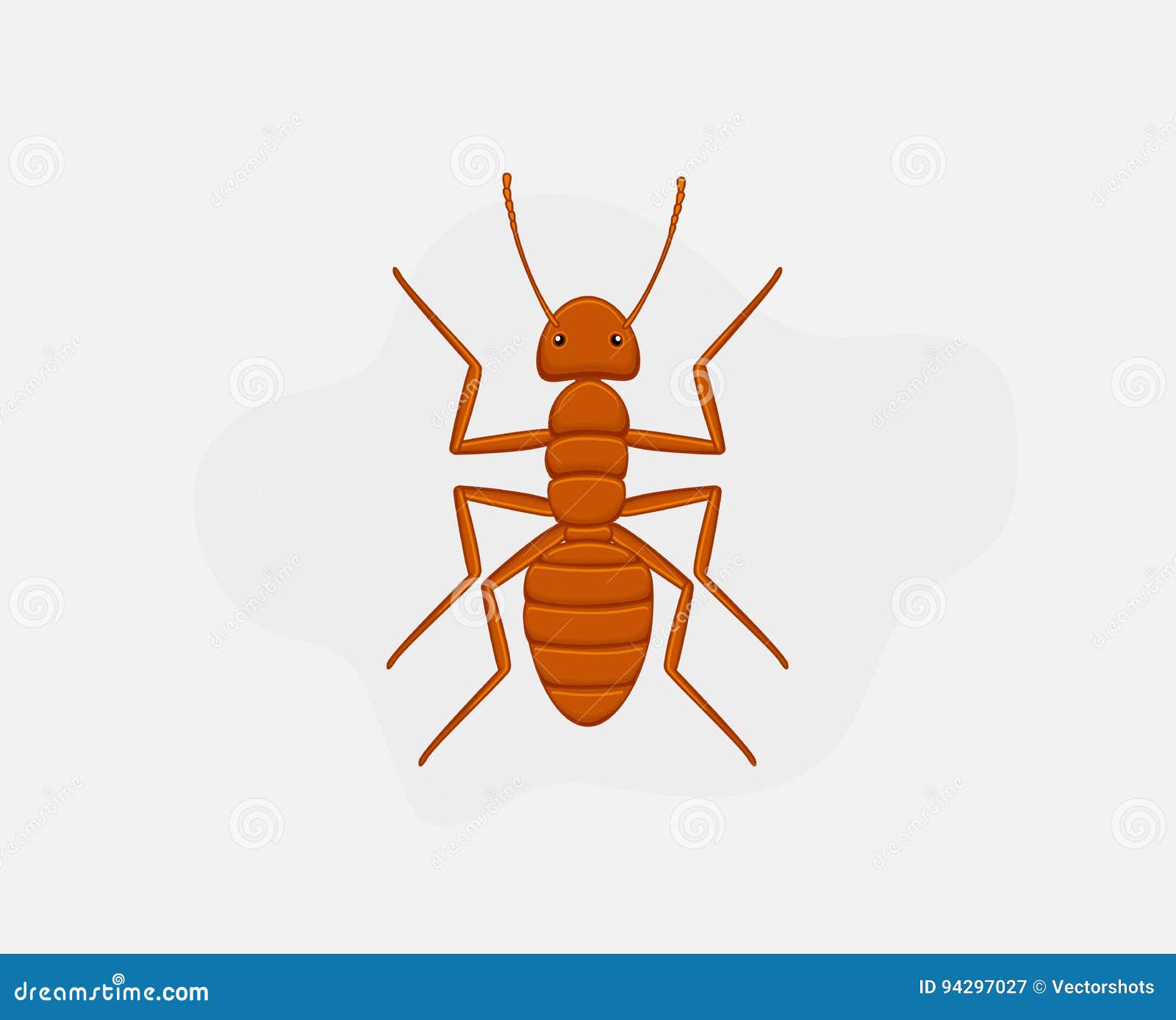 Deadly Ant stock vector. Illustration of animal, termite - 94297027