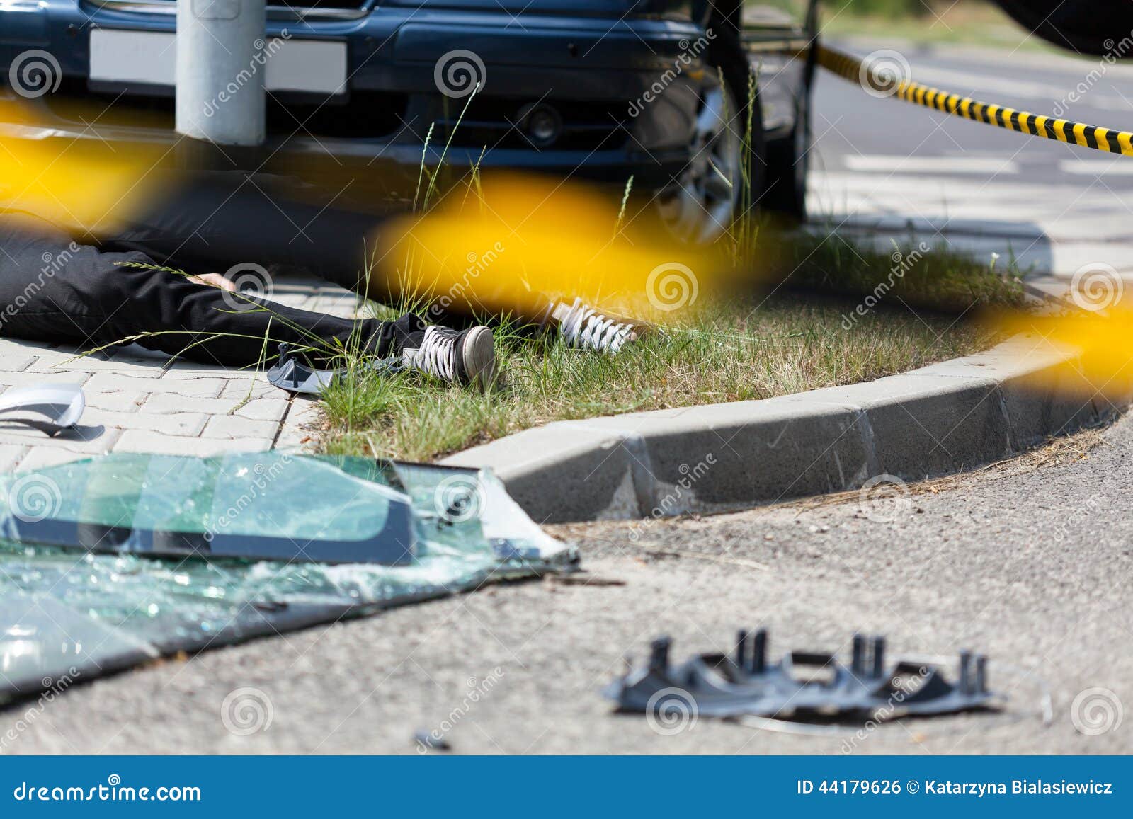 Deadly car accident stock photo. Image of hurt, speed - 44179626