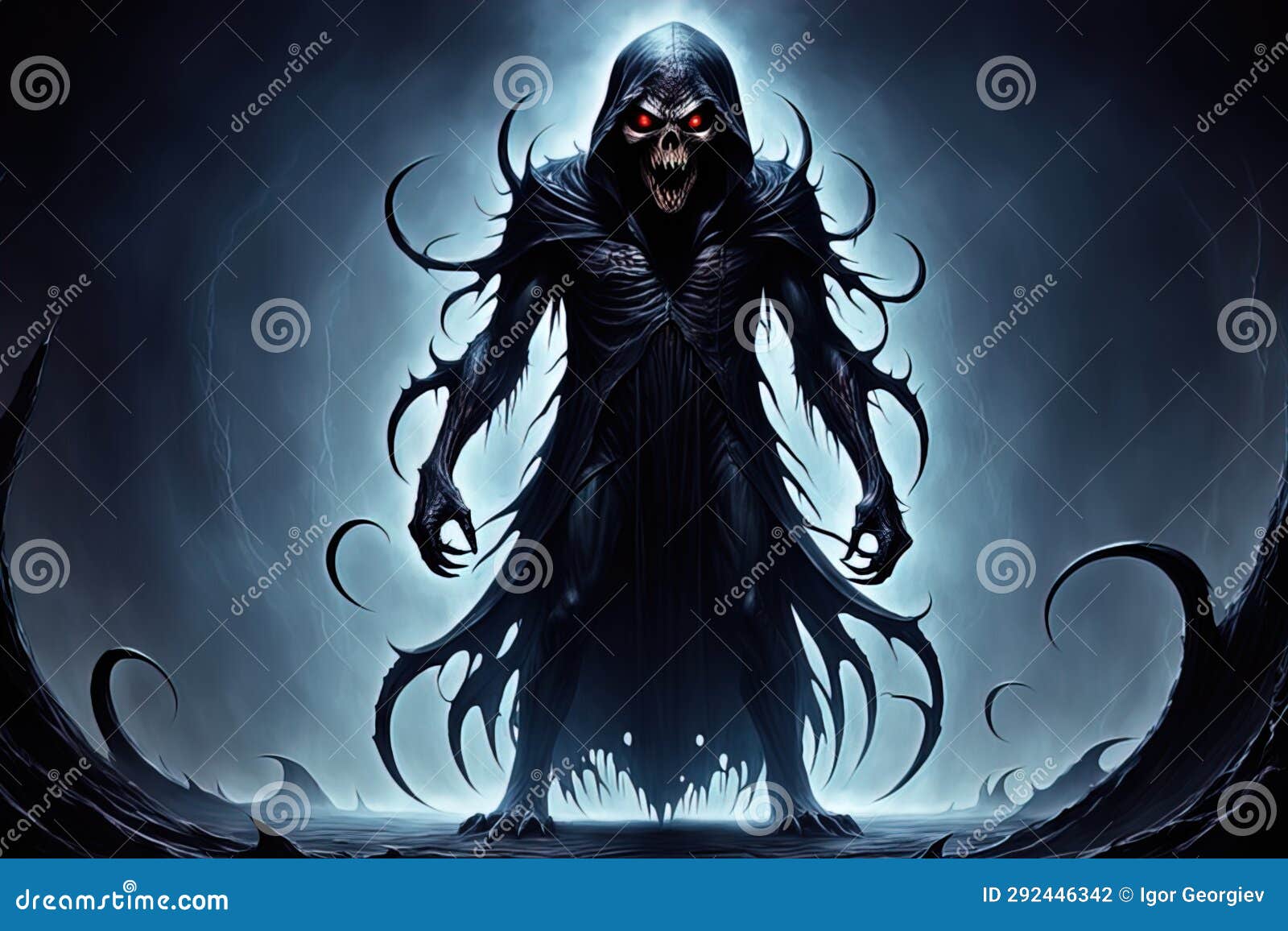 Deadly Evil Nightmare Entity Darkside of Hell, Creature of the Abyss ...