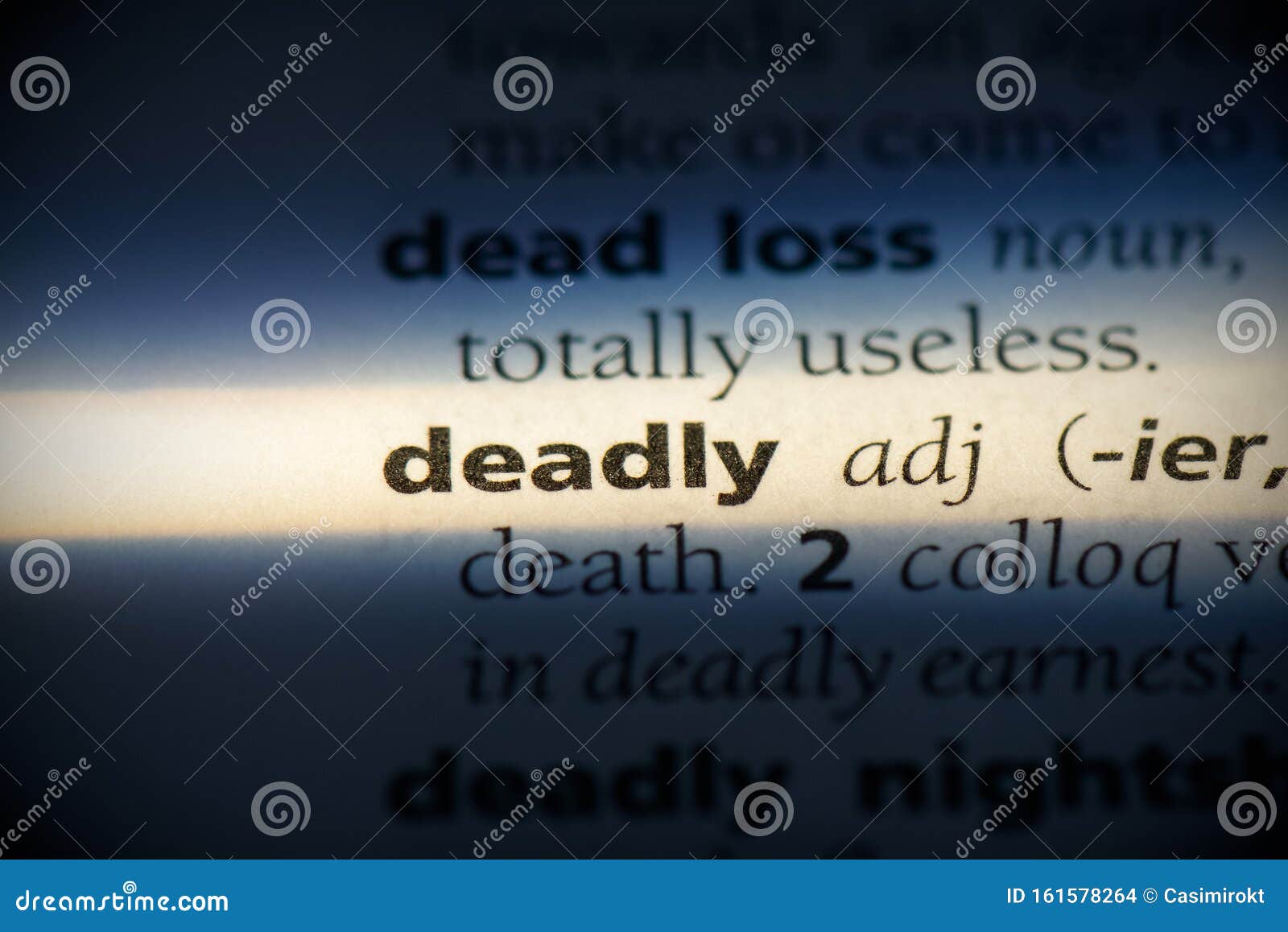 Deadly stock photo. Image of paper, macro, learn, deadly - 161578264