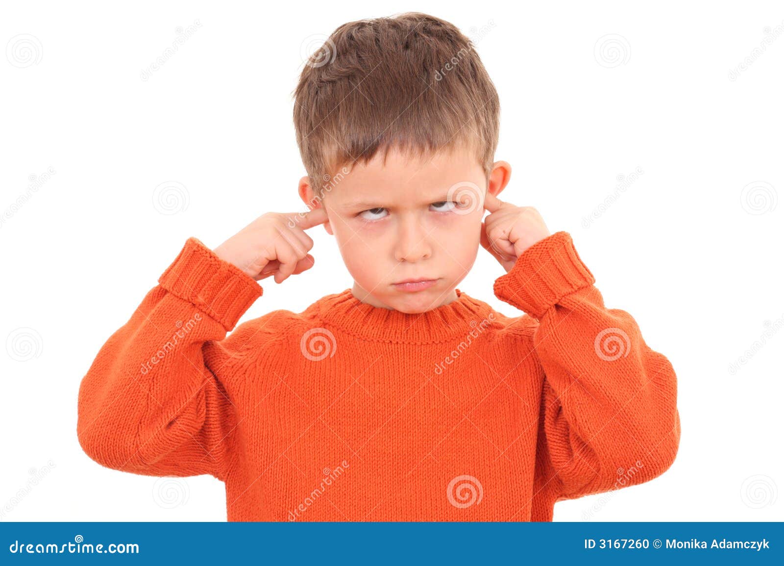 Deaf stock photo. Image of hear, childhood, face, isolated - 3167260