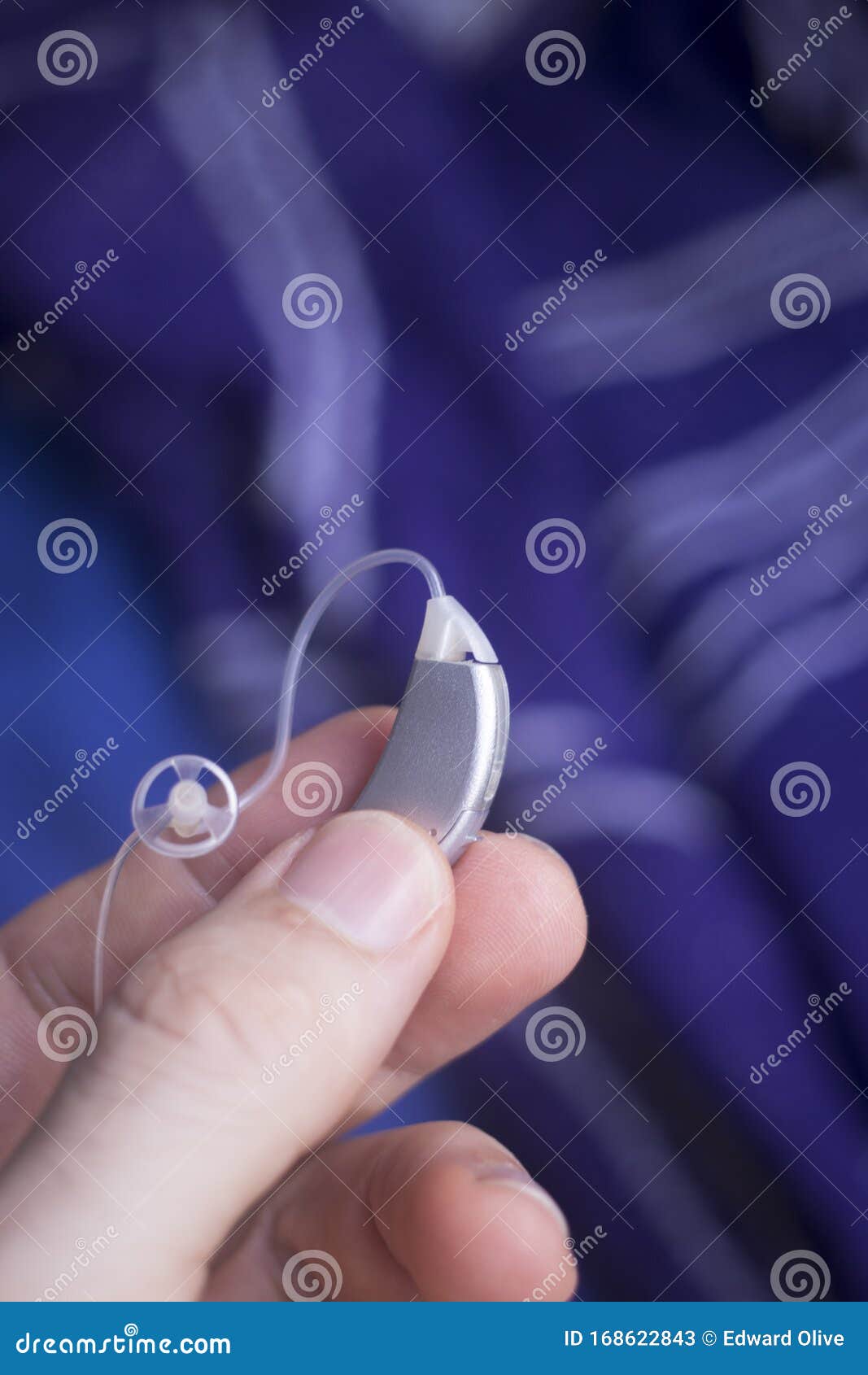 Deaf hearing aid stock image. Image of handicap, closeup - 168622843