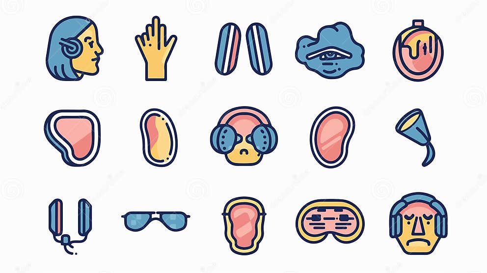 Deaf Icon Symbolizing Disability, Inclusivity, and Communication ...