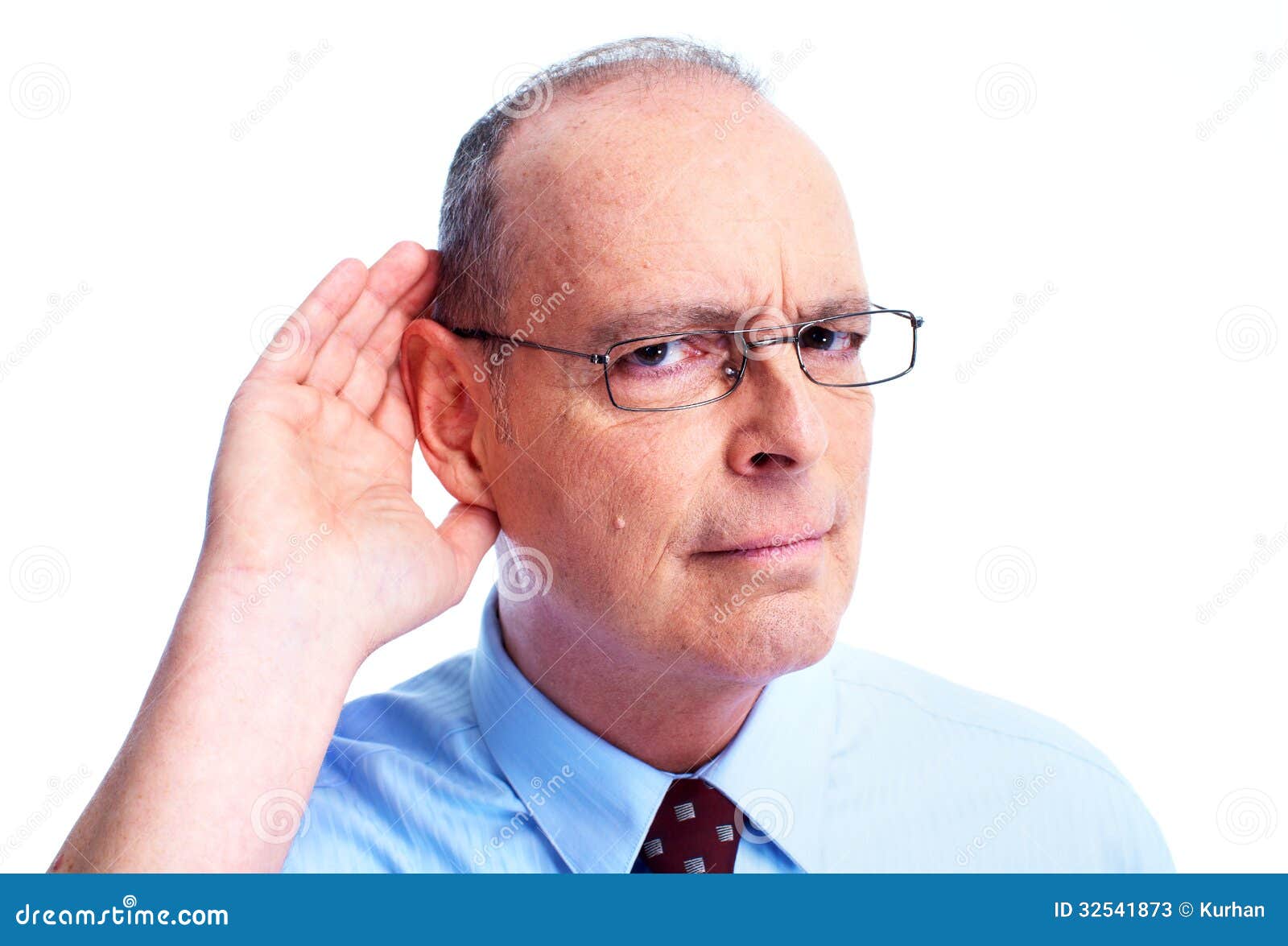 Deaf man. stock image. Image of hearing, understanding - 32541873