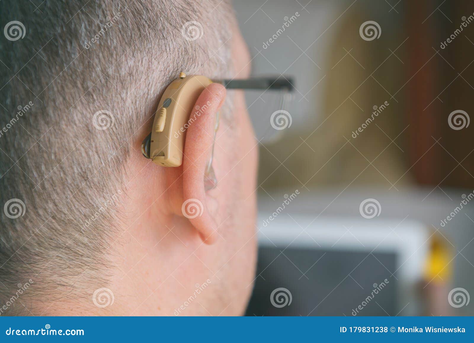 Deaf Man Using Sign Language on the Tablet Stock Photo - Image of sign ...