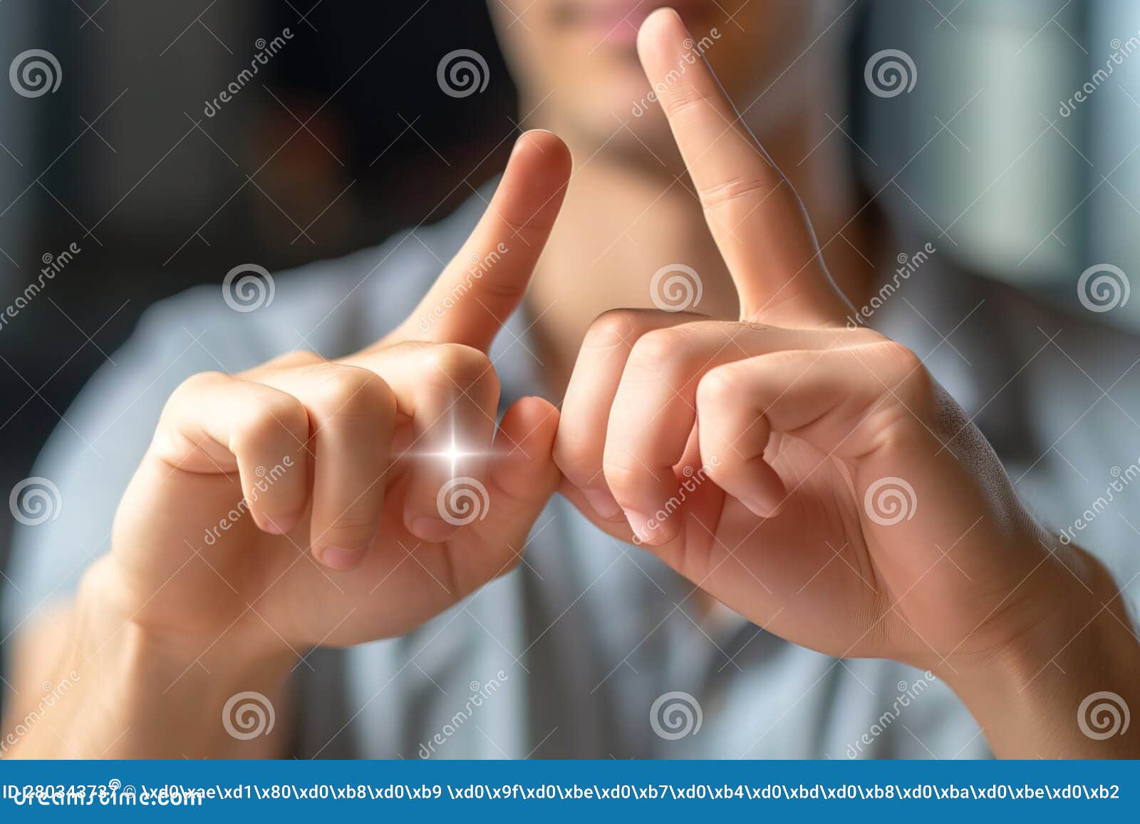 Deaf Hands Language. Disabled Person Gesture Hands Holding Pointing ...