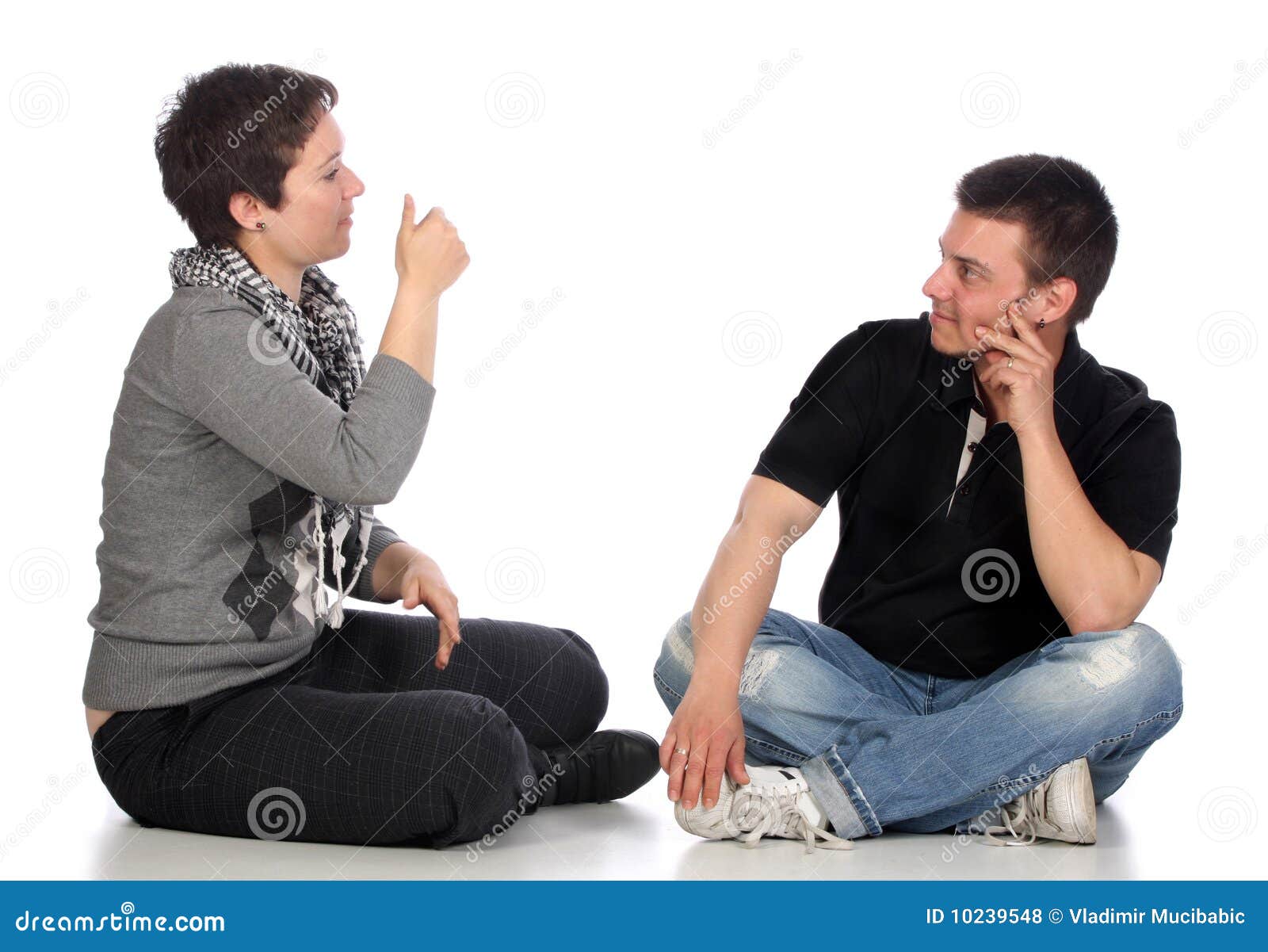 Deaf Persons Hand Demonstrating Stock Photo - Image of hands, handicap ...