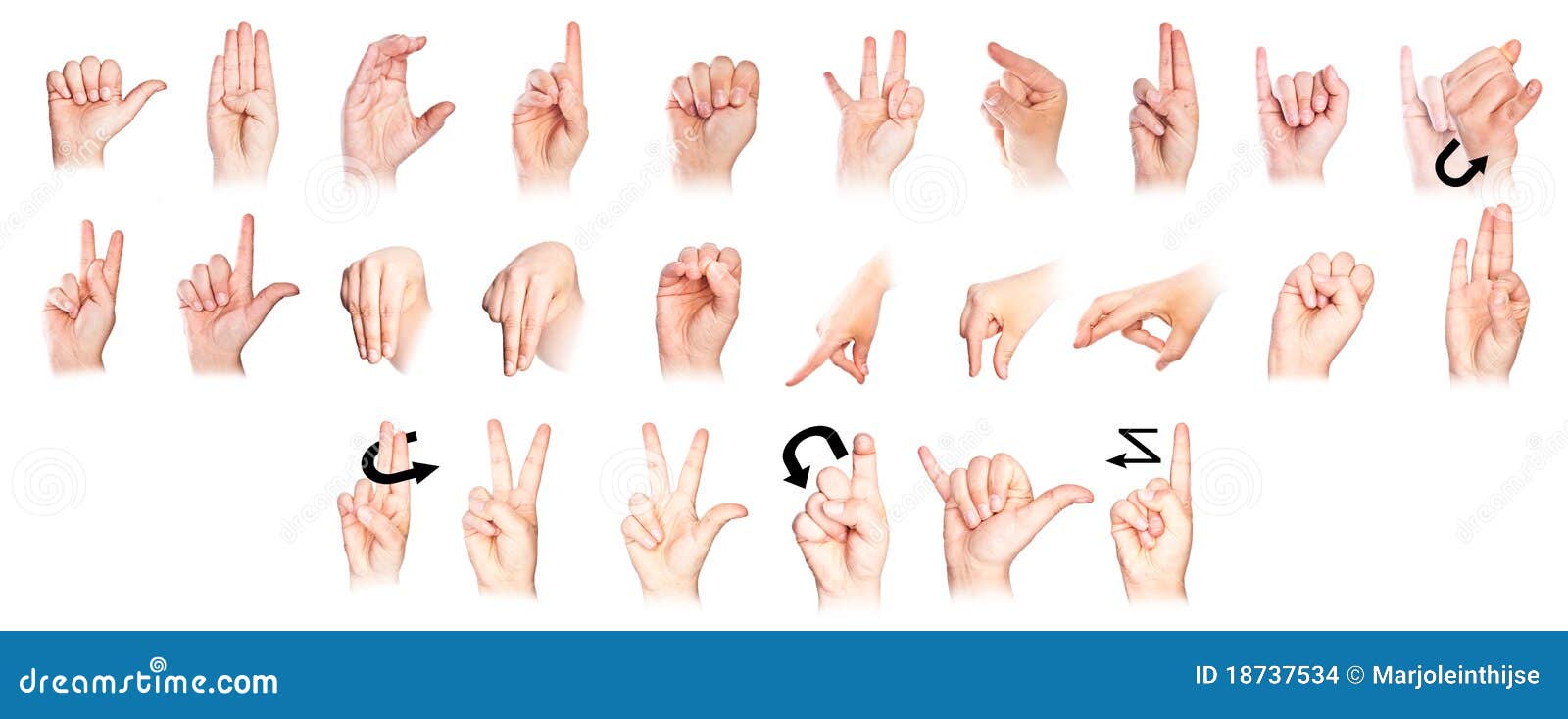 Deaf sign language stock photo. Image of educational - 18737534