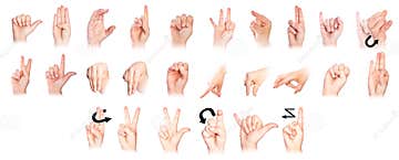 Deaf sign language stock photo. Image of educational - 18737534