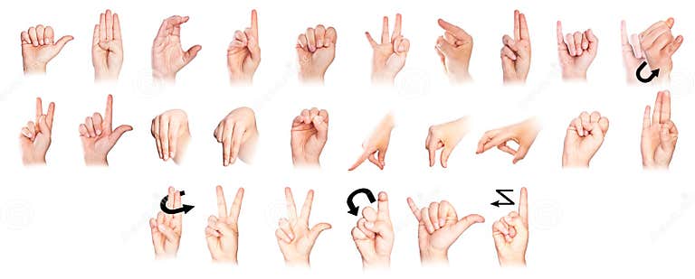Deaf sign language stock photo. Image of educational - 18737534