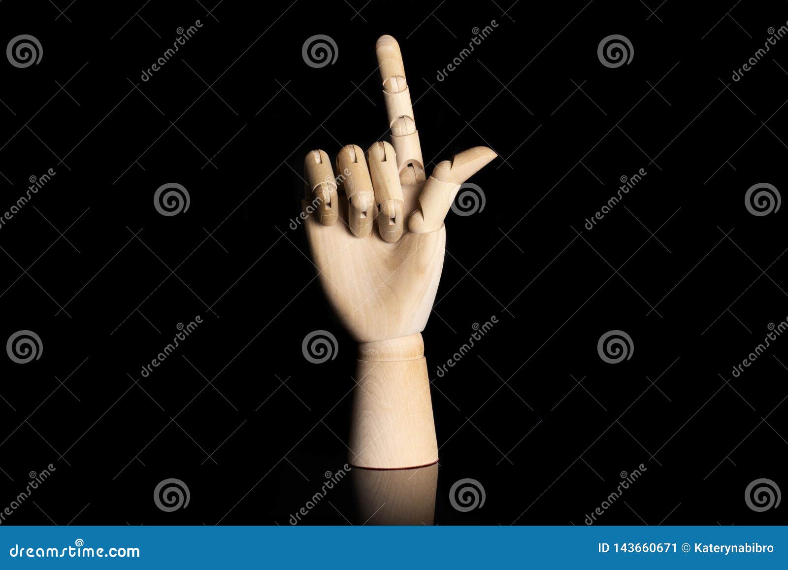 Deaf Sign Language Isolated on Black Glass Stock Image - Image of ...