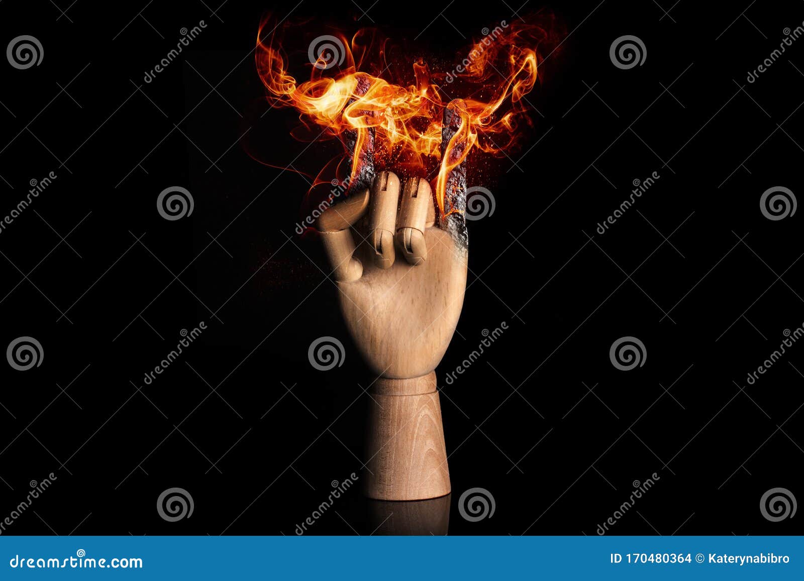 Deaf Sign Language Isolated on Black Glass Stock Photo - Image of dark ...