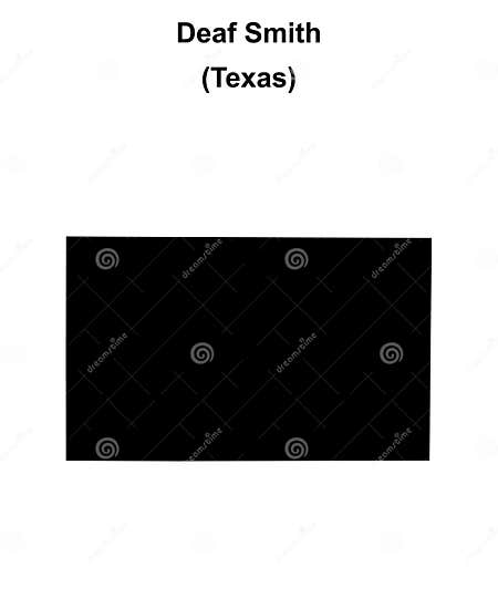 Deaf Smith outline map stock illustration. Illustration of smith ...