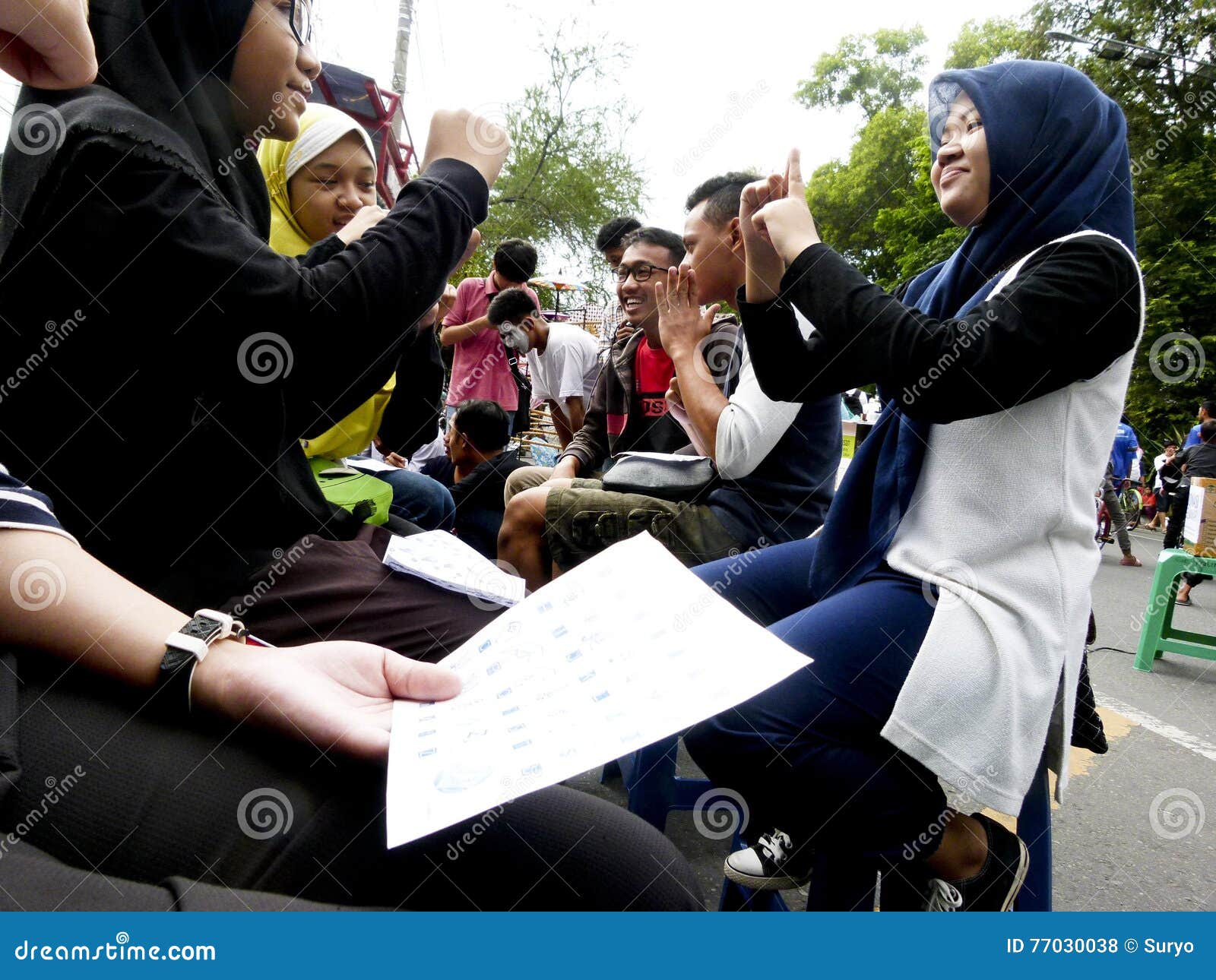 Deaf editorial stock photo. Image of solo, crowd, language - 77030038