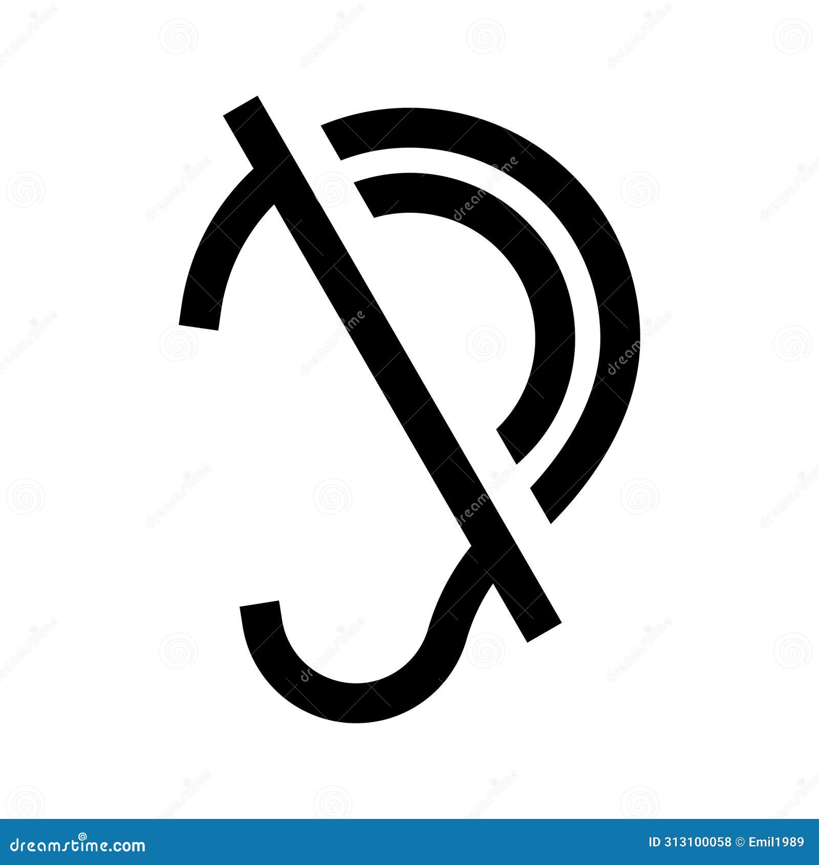 Deafness Icon Symbol Basic Simple Design. Vector Stock Illustration ...