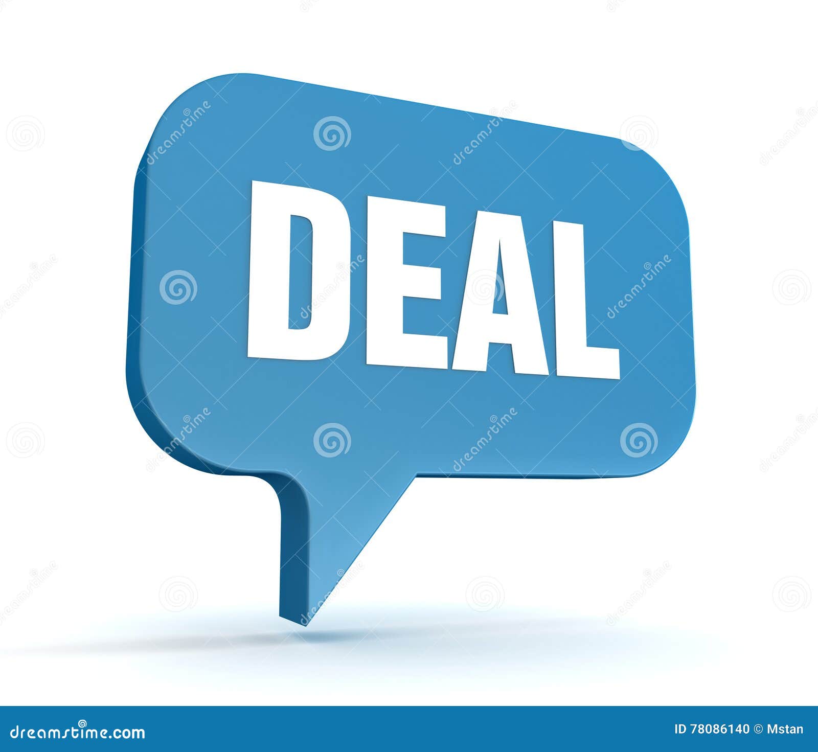 Deal Concept 3d Illustration Stock Illustration - Illustration of ...