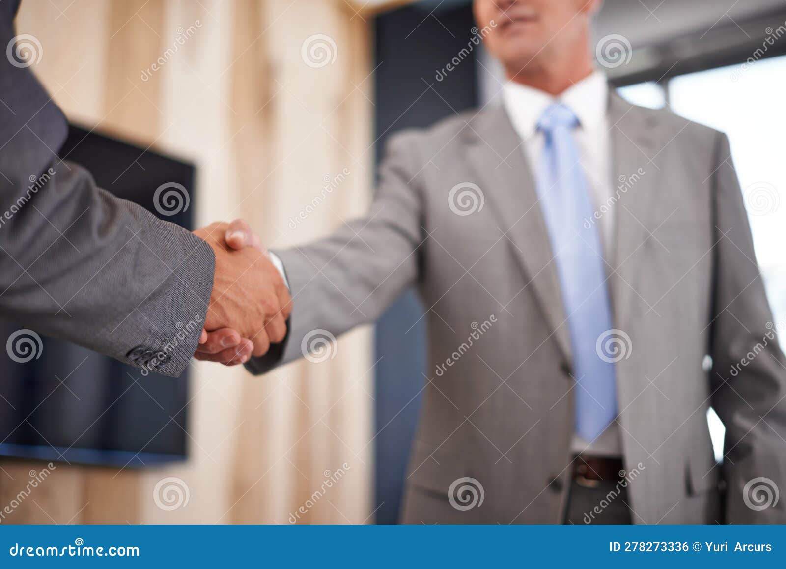 The Deal is Done. Two Businessmen Shaking Hands. Stock Photo - Image of ...