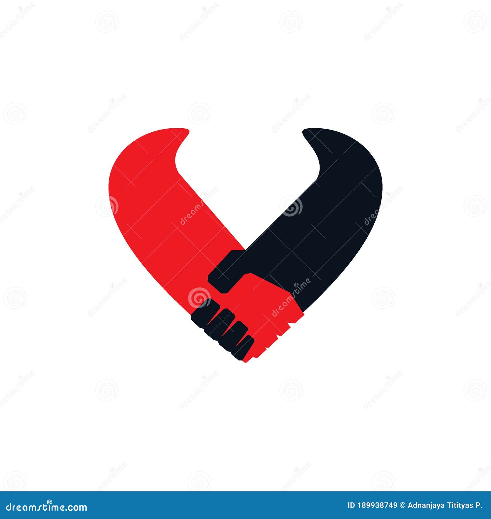 Deal Hand Shake Symbol Logo Vector Stock Vector - Illustration of ...