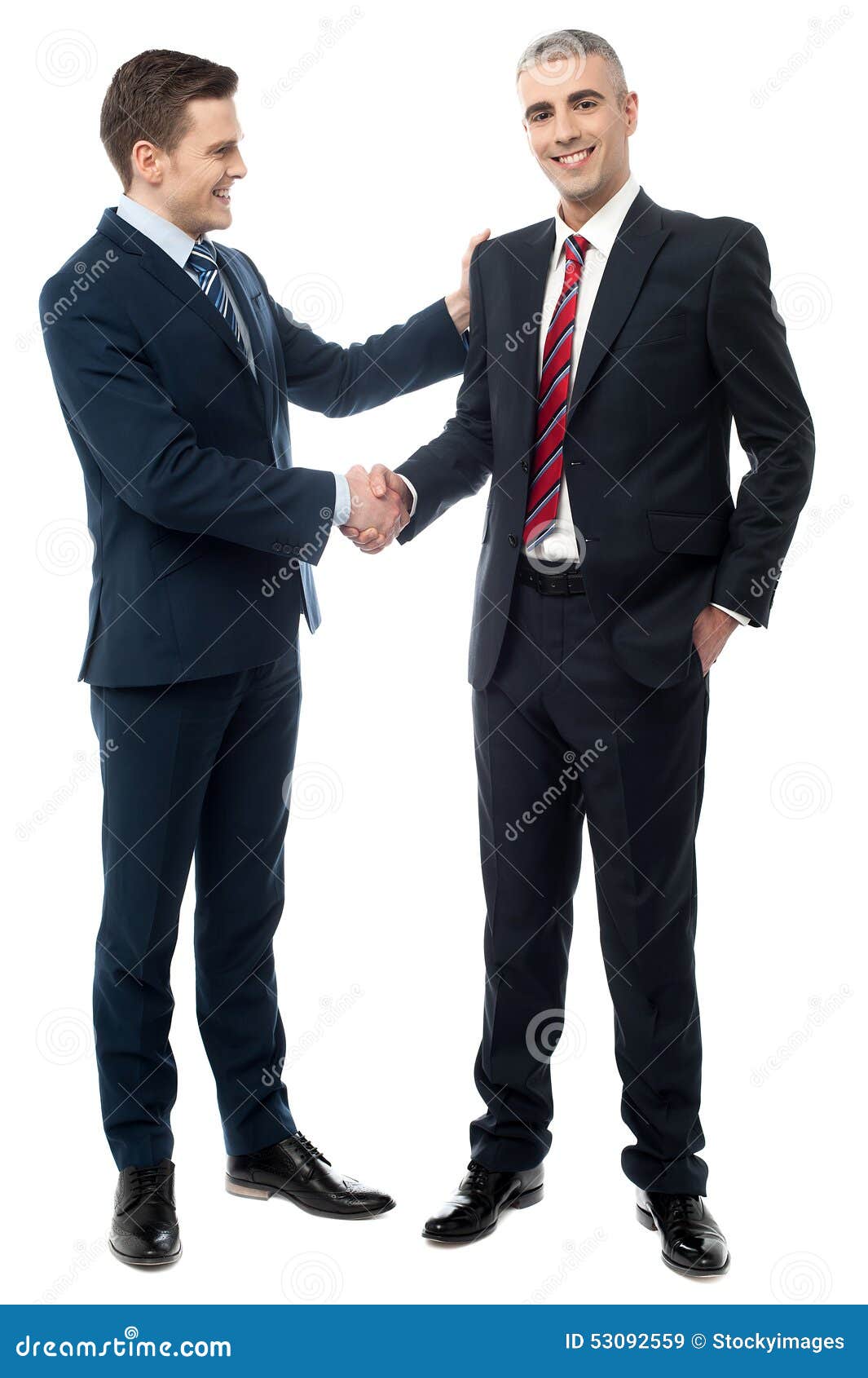 The Deal Has Been Finalized. Stock Image - Image of handshake, happy ...