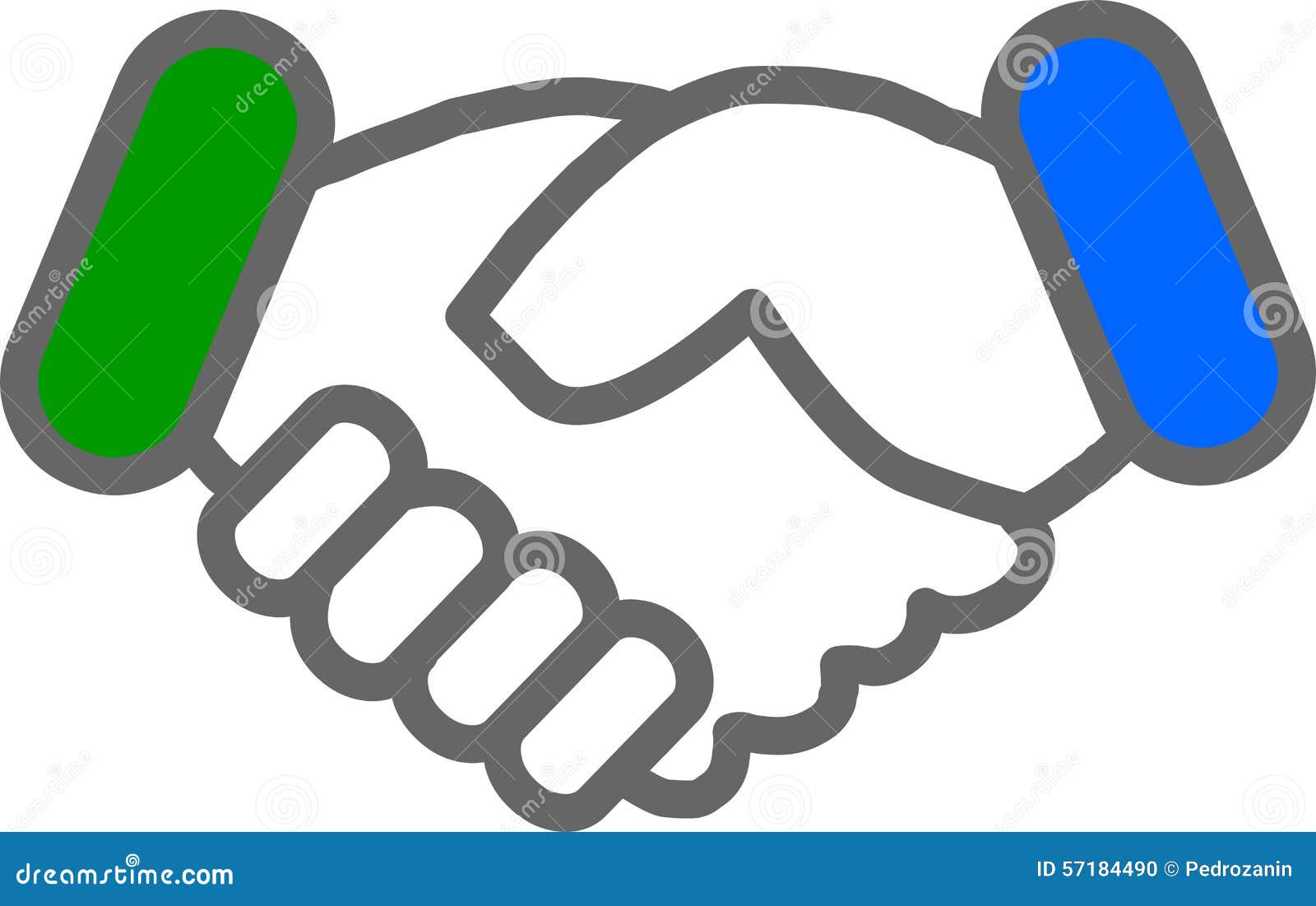 Deal icon stock vector. Illustration of customer, hand - 57184490