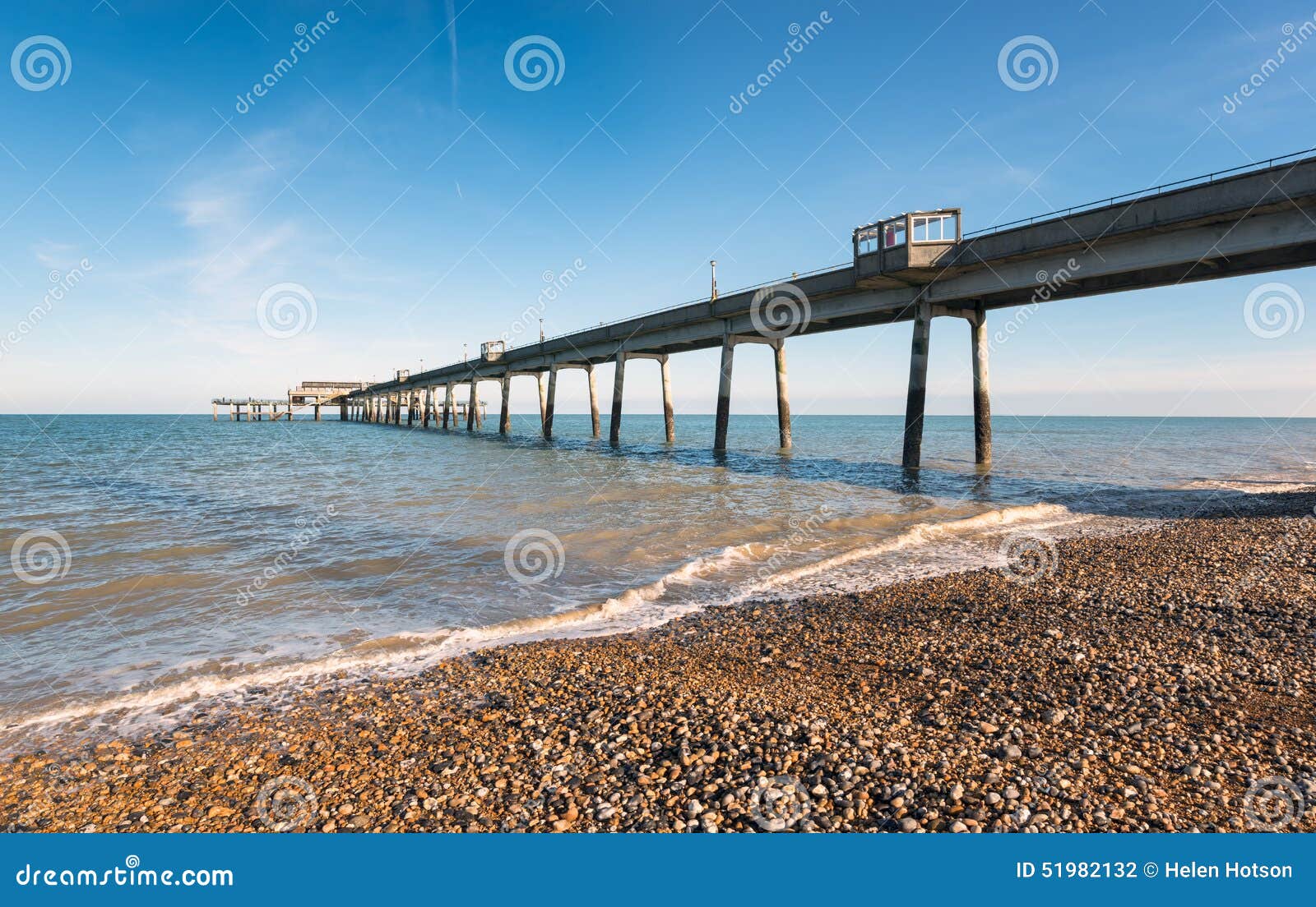 Deal Pier stock photo. Image of beautiful, deal, exposure - 51982132