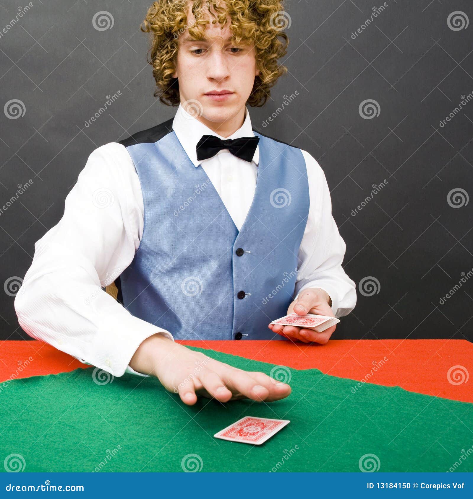 Dealing Cards Stock Photo - Image: 13184150