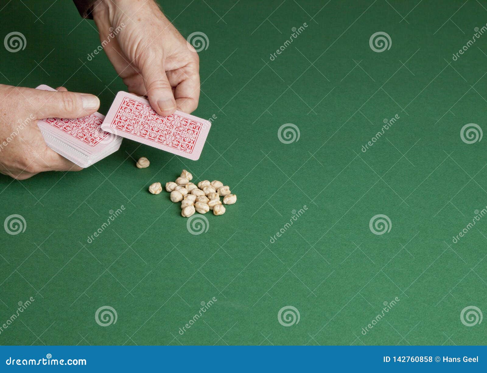 Dealing Cards for a Game of Mus Stock Photo - Image of gamble, card ...