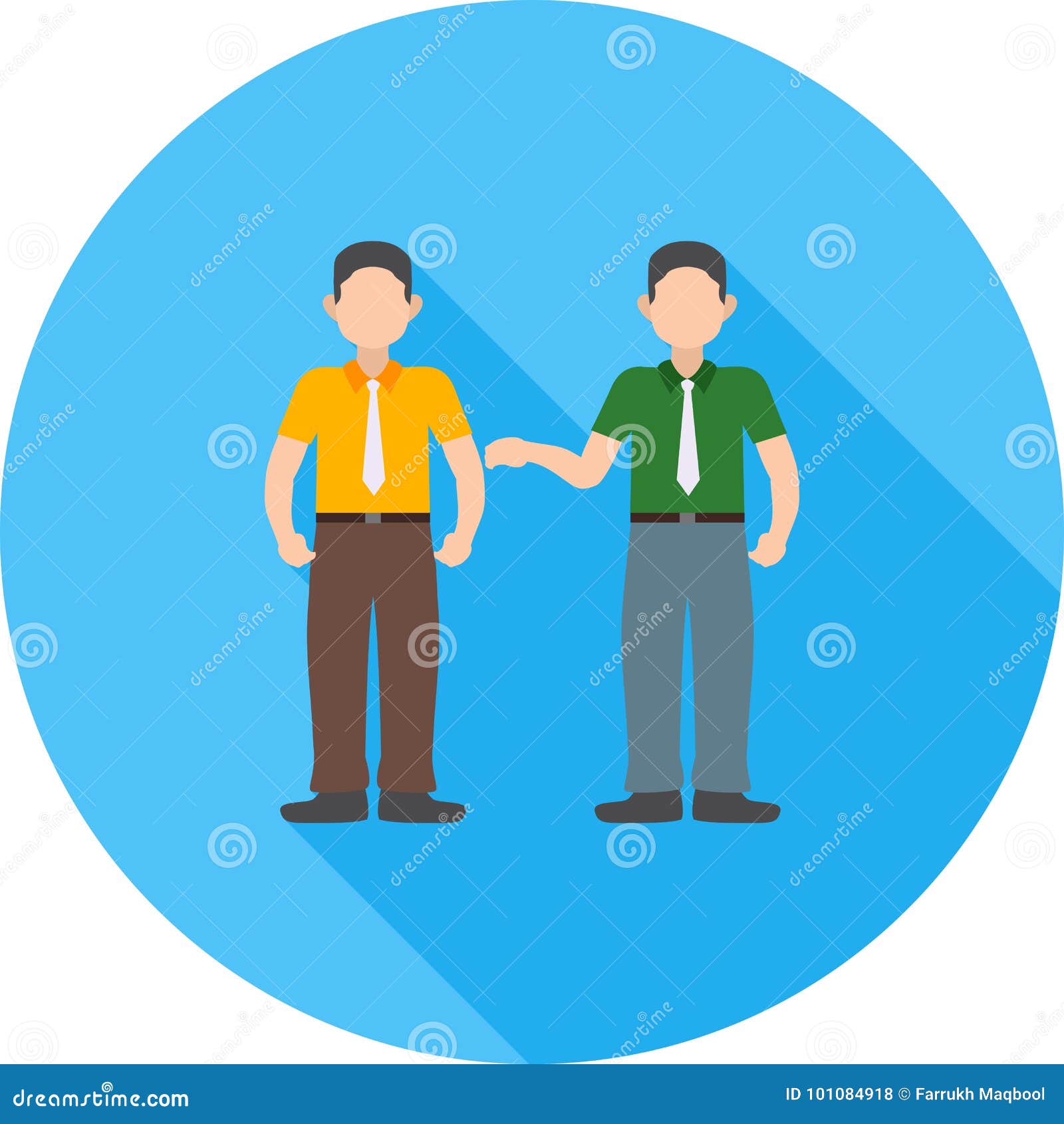 Dealing with Difficult Personality Stock Vector - Illustration of ...