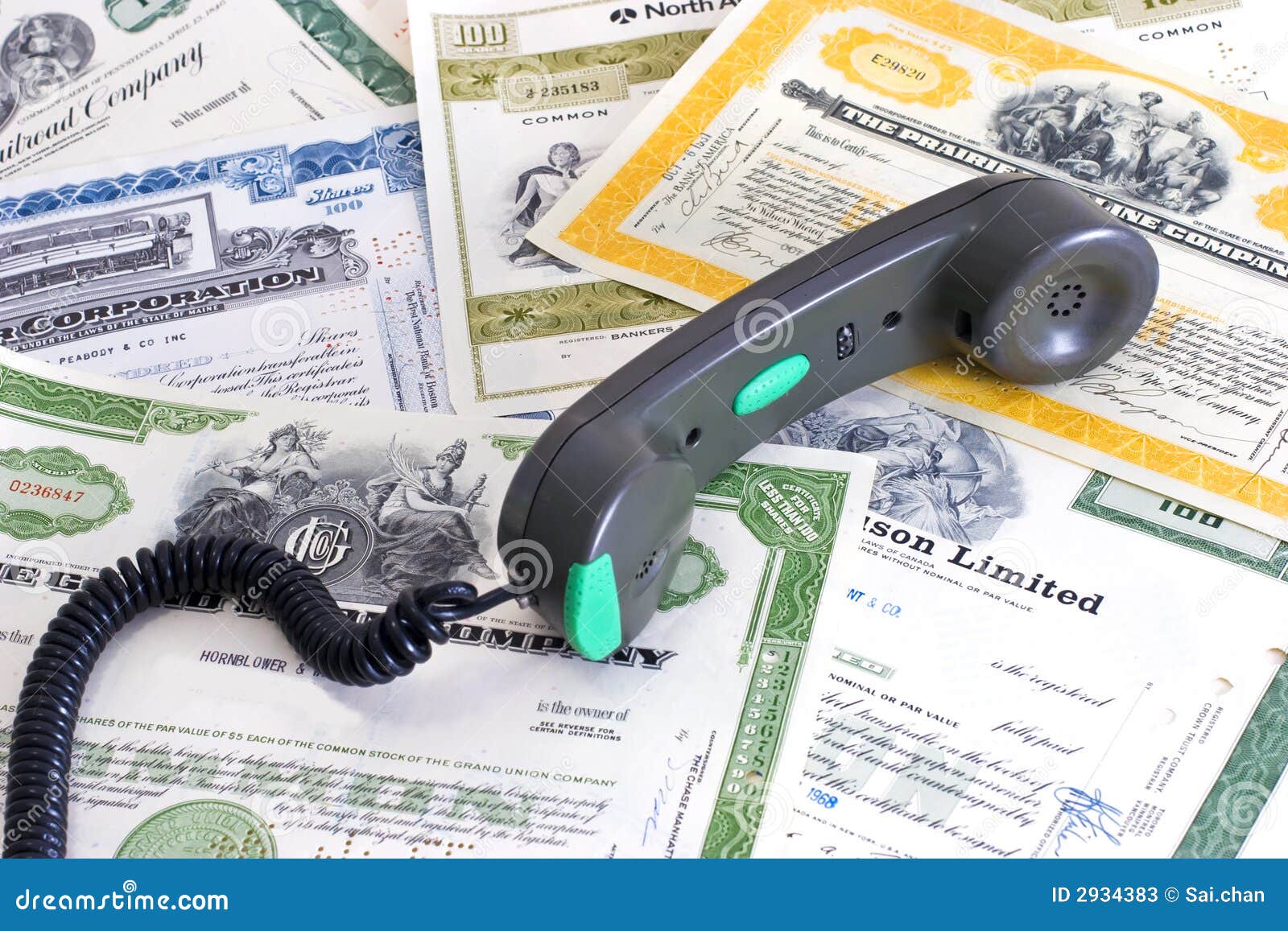 Dealing shares stock image. Image of debt, board, financial - 2934383