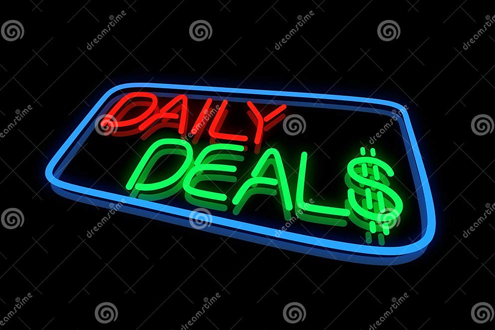 Daily Deals stock illustration. Illustration of certificate - 31754491