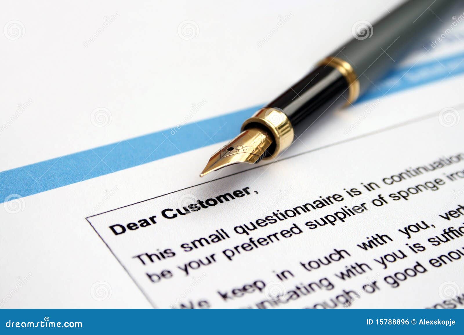 Dear customer stock photo. Image of marketing, abstract - 15788896