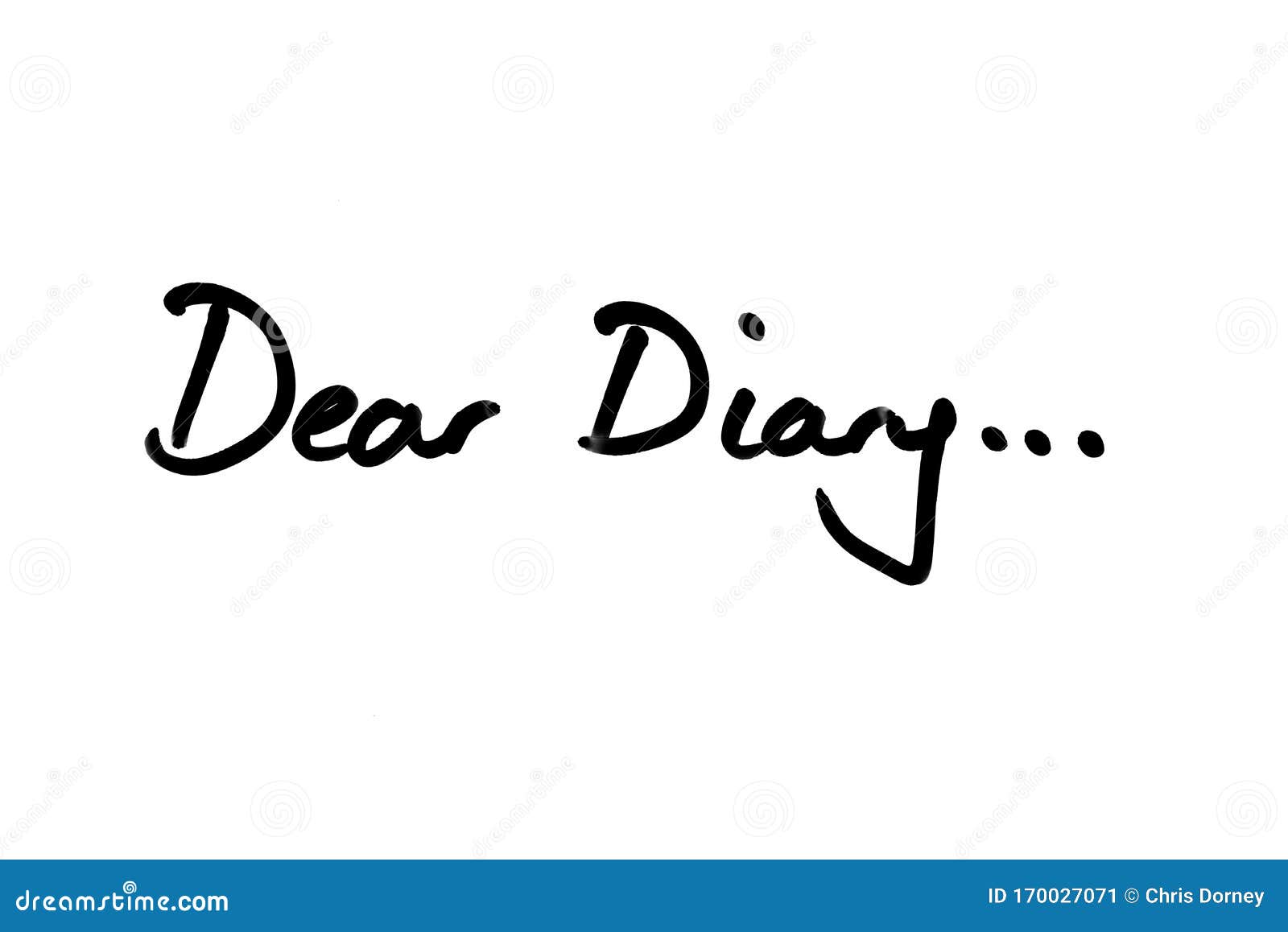 Dear Diary Word Stock Photography | CartoonDealer.com #63287960
