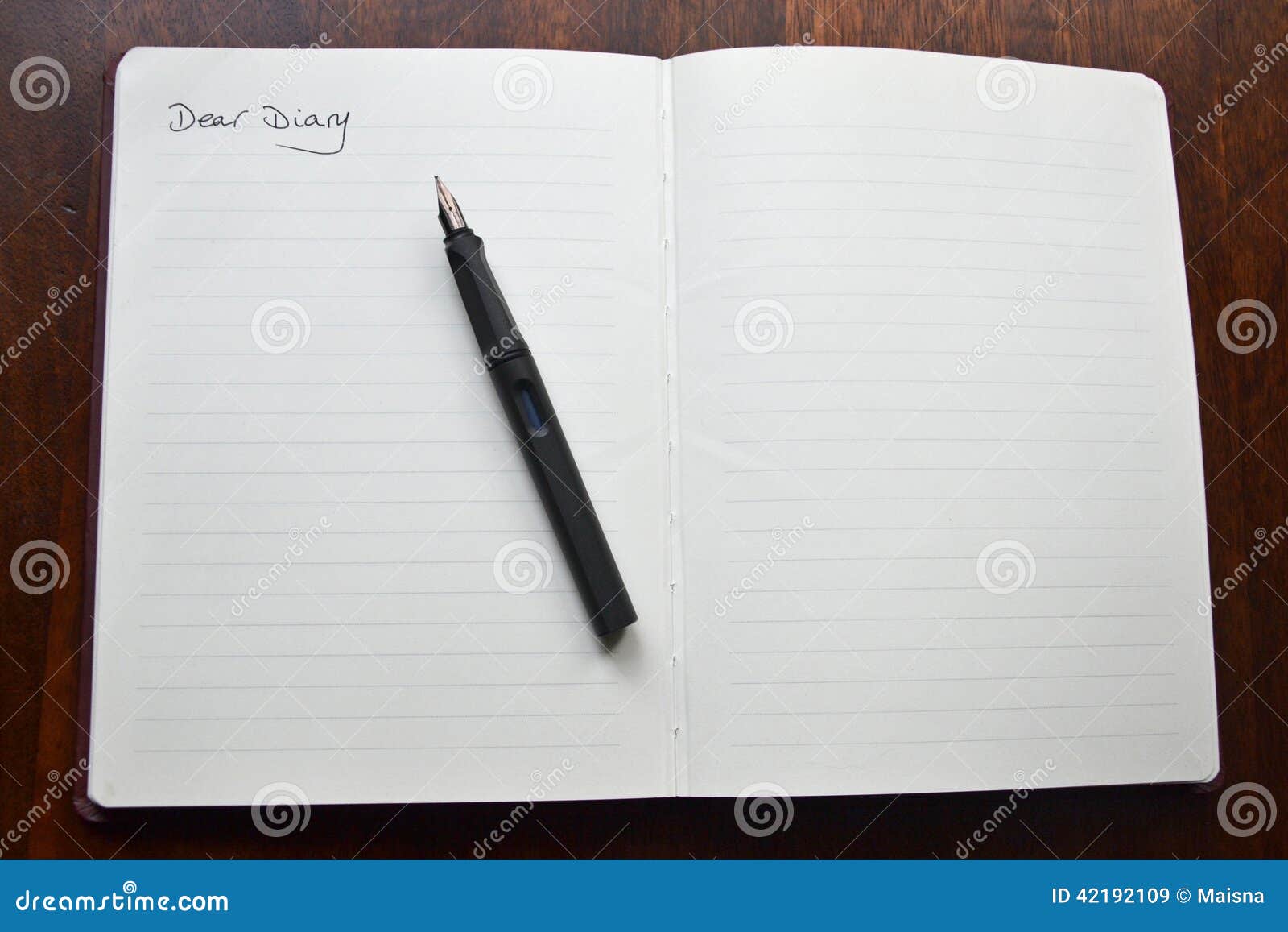 Dear diary stock image. Image of paper, privacy, handwritten - 42192109