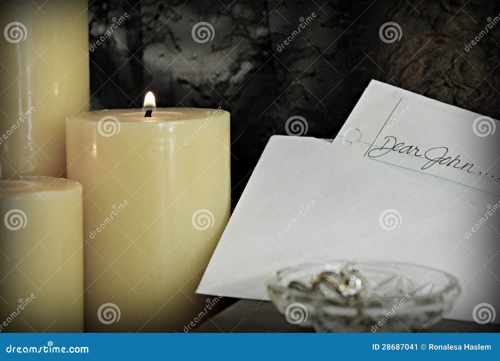 Dear John letter stock image. Image of dear, letter, left - 28687041