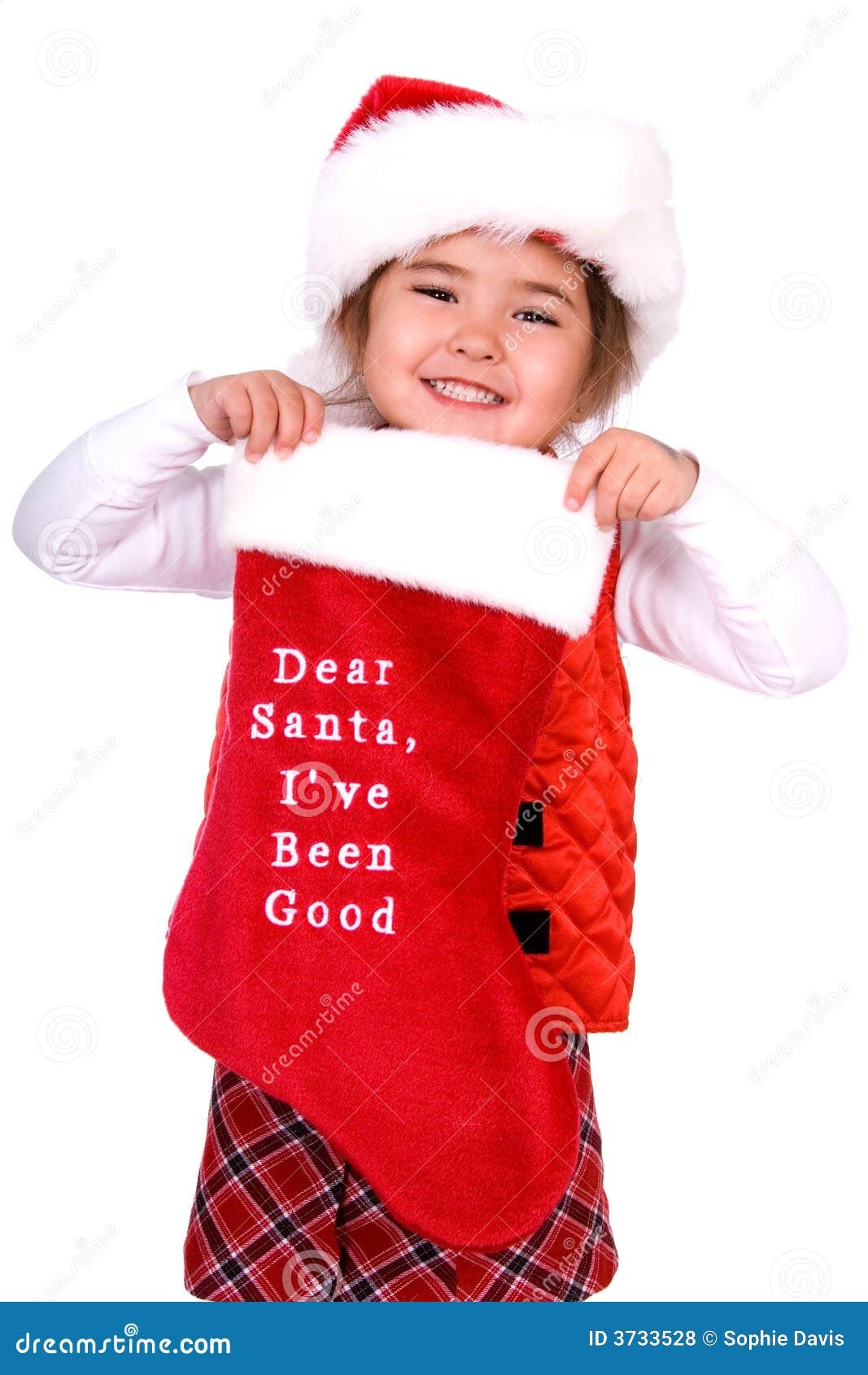 Dear Santa, I Ve Been Good. Stock Photo - Image of jacket, child: 3733528