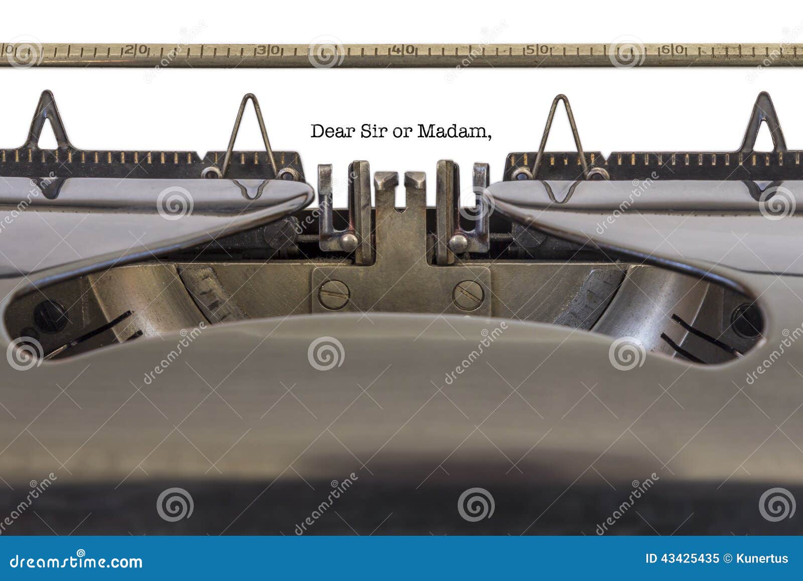 Dear Sir or Madam stock image. Image of formal, secretary - 43425435