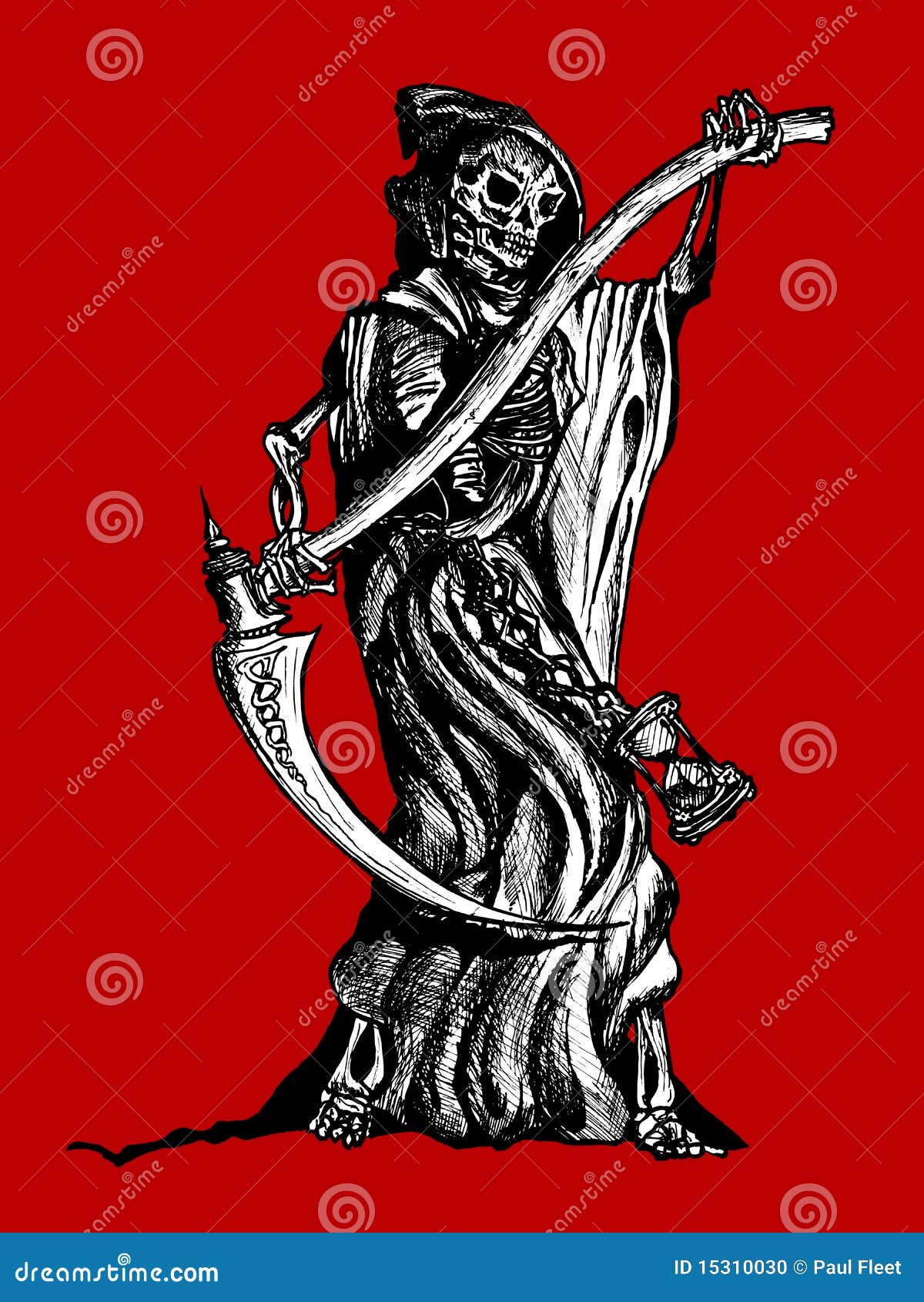 Death stock illustration. Illustration of mythology, dead - 15310030