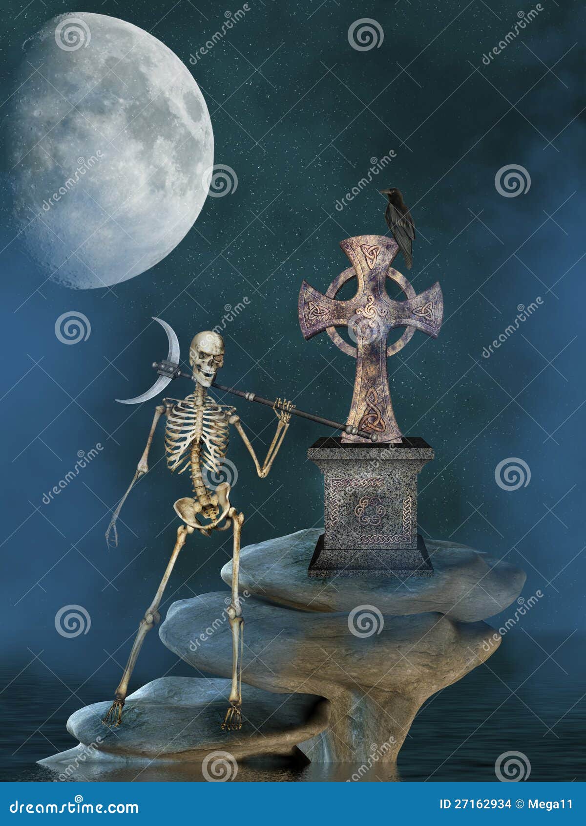 Death stock illustration. Illustration of concept, save - 27162934