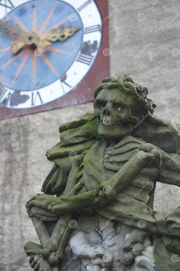 The Death stock photo. Image of statue, time, clock, north - 371354