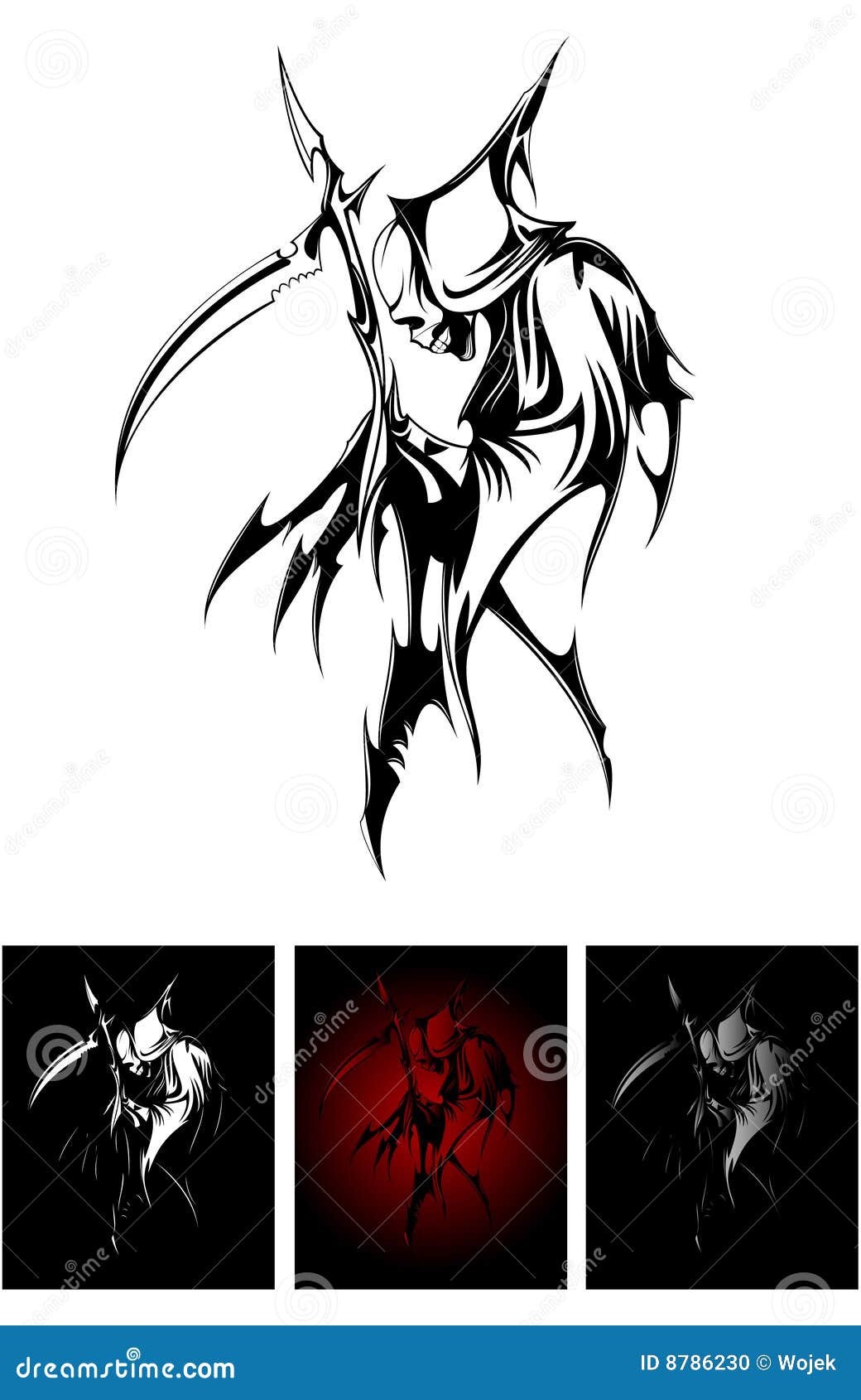 Death Vector Illustration | CartoonDealer.com #8786230