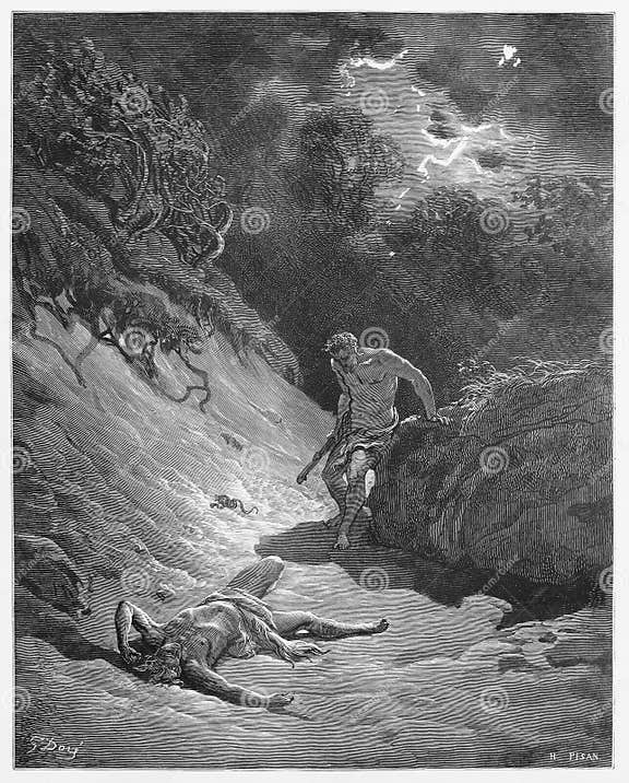 The death of Abel editorial stock image. Illustration of religion ...