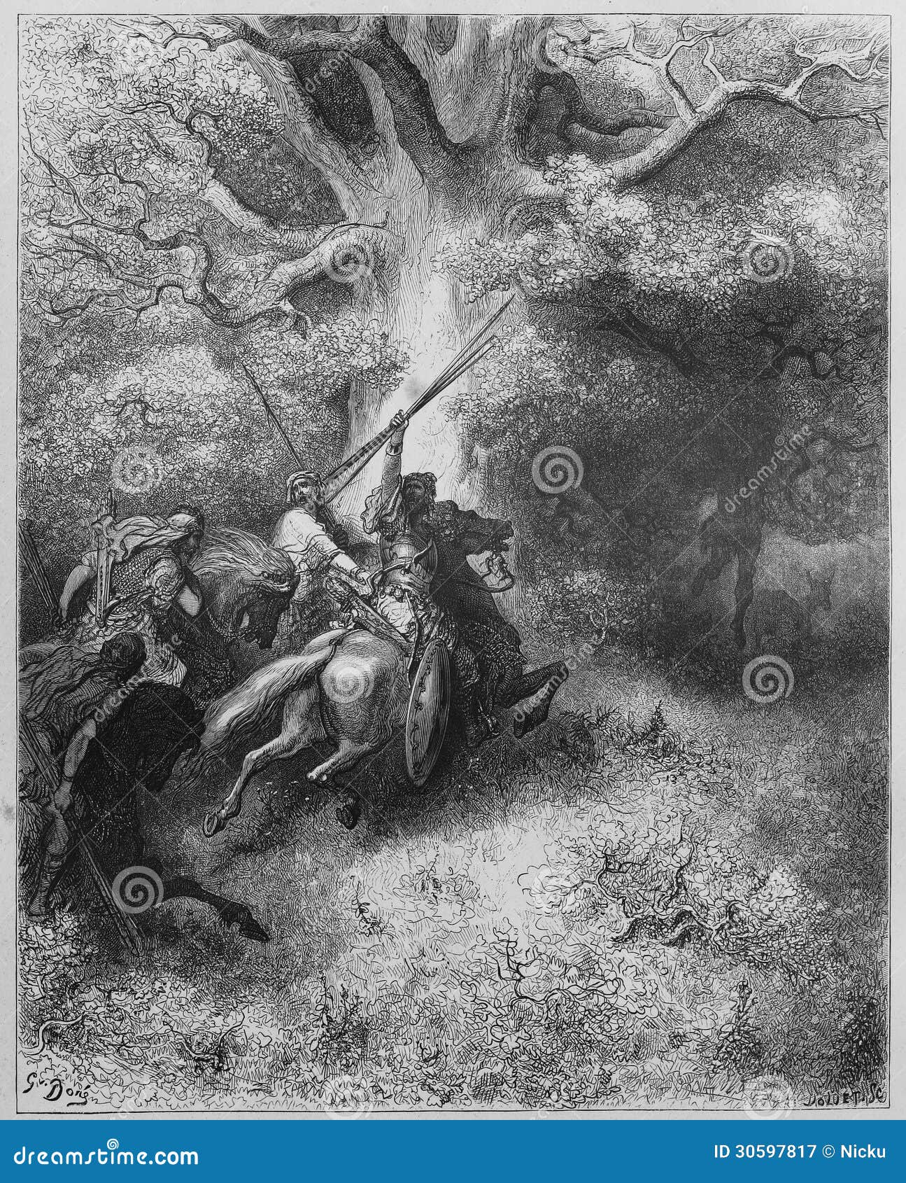 The death of Absalom editorial photography. Illustration of fact - 30597817