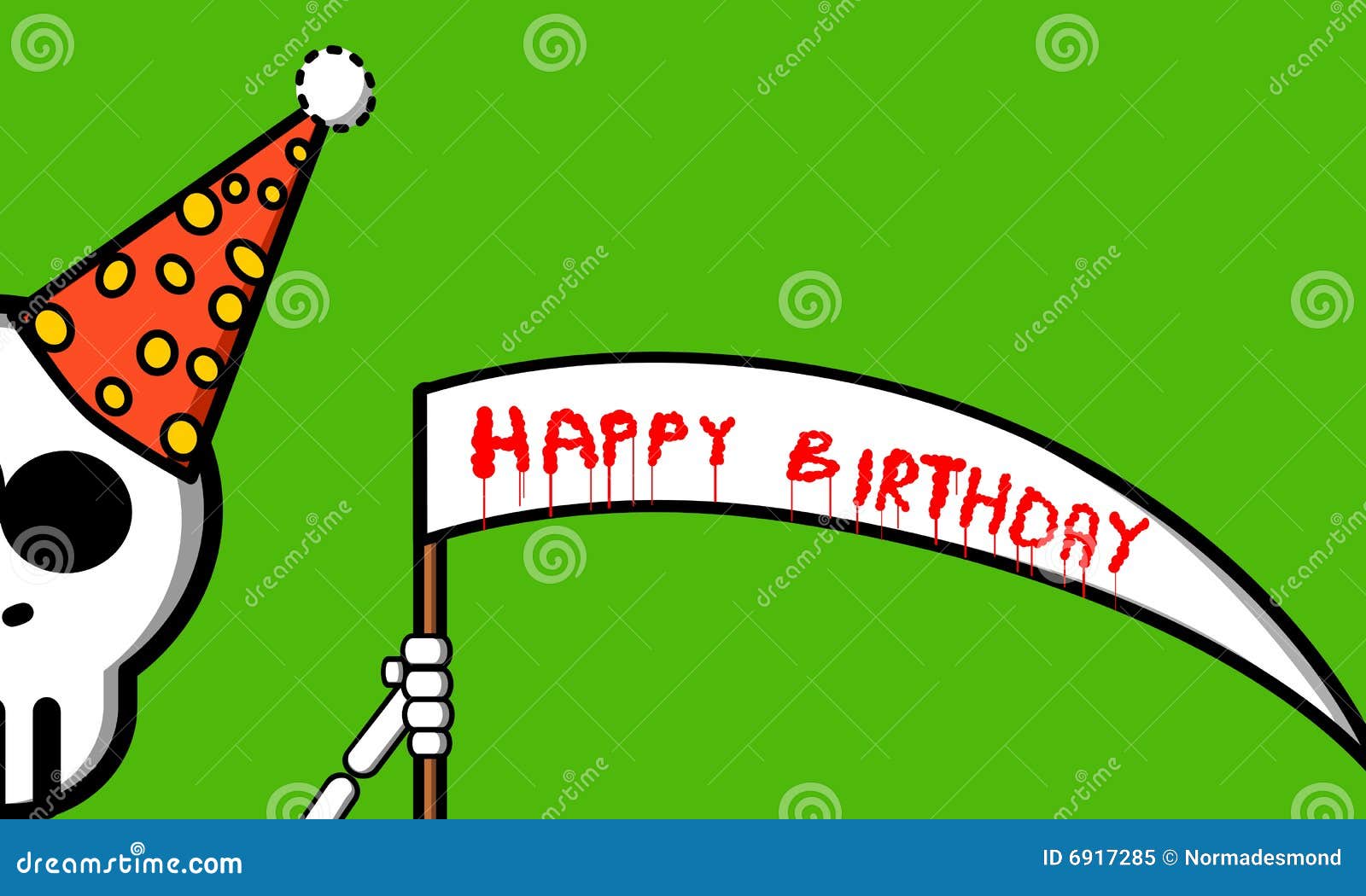 Death birthday stock illustration. Illustration of celebrations - 6917285
